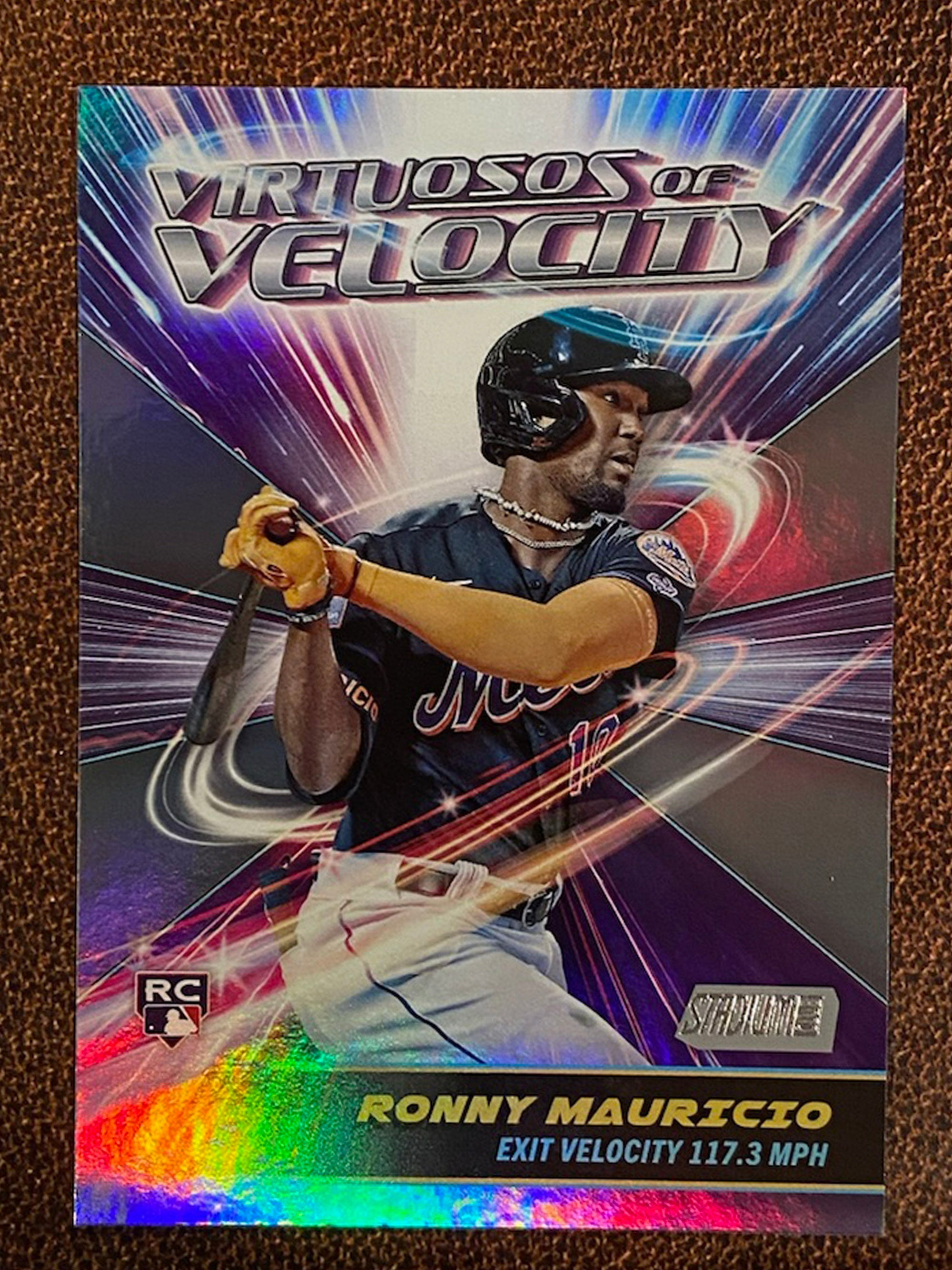 Ronny Mauricio 2024 Topps Stadium Club Virtuosos Of Velocity Met