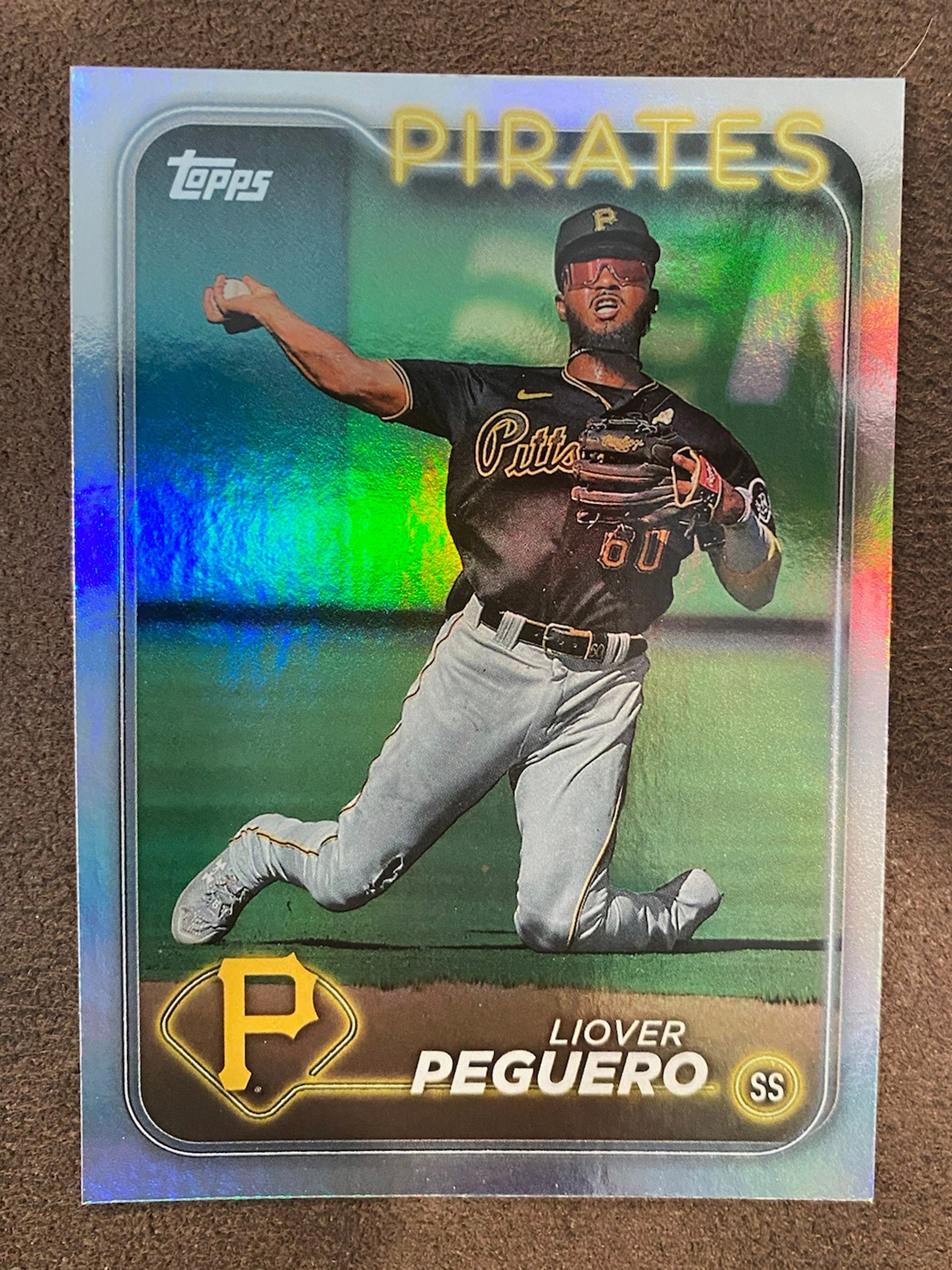 Liover Peguero - 2024 Topps Series 2 - Rainbow Foil - Pirates – Western ...