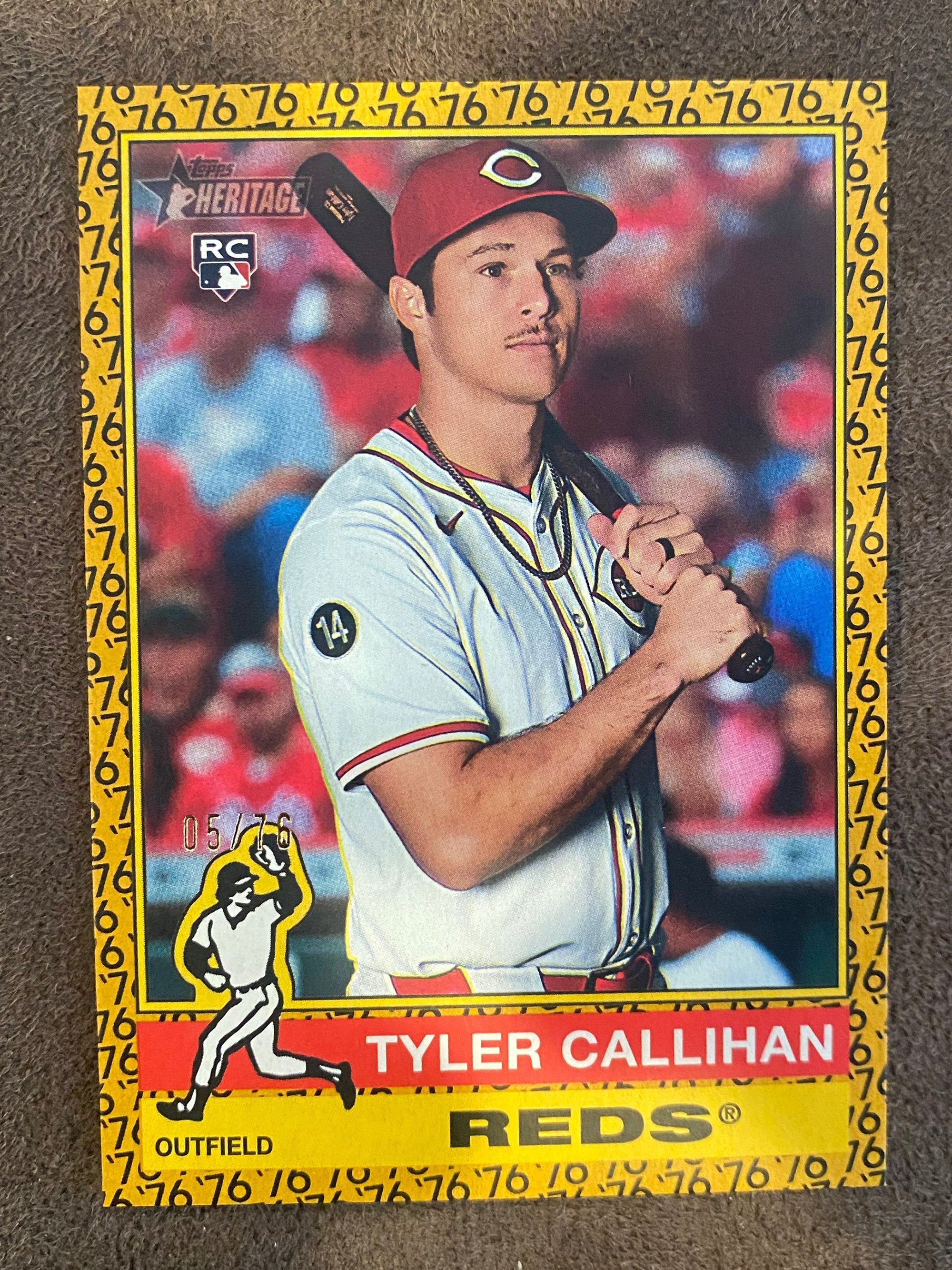 Tyler Callihan - 2025 Topps Heritage High Number - 1976 Border /76 - R ...
