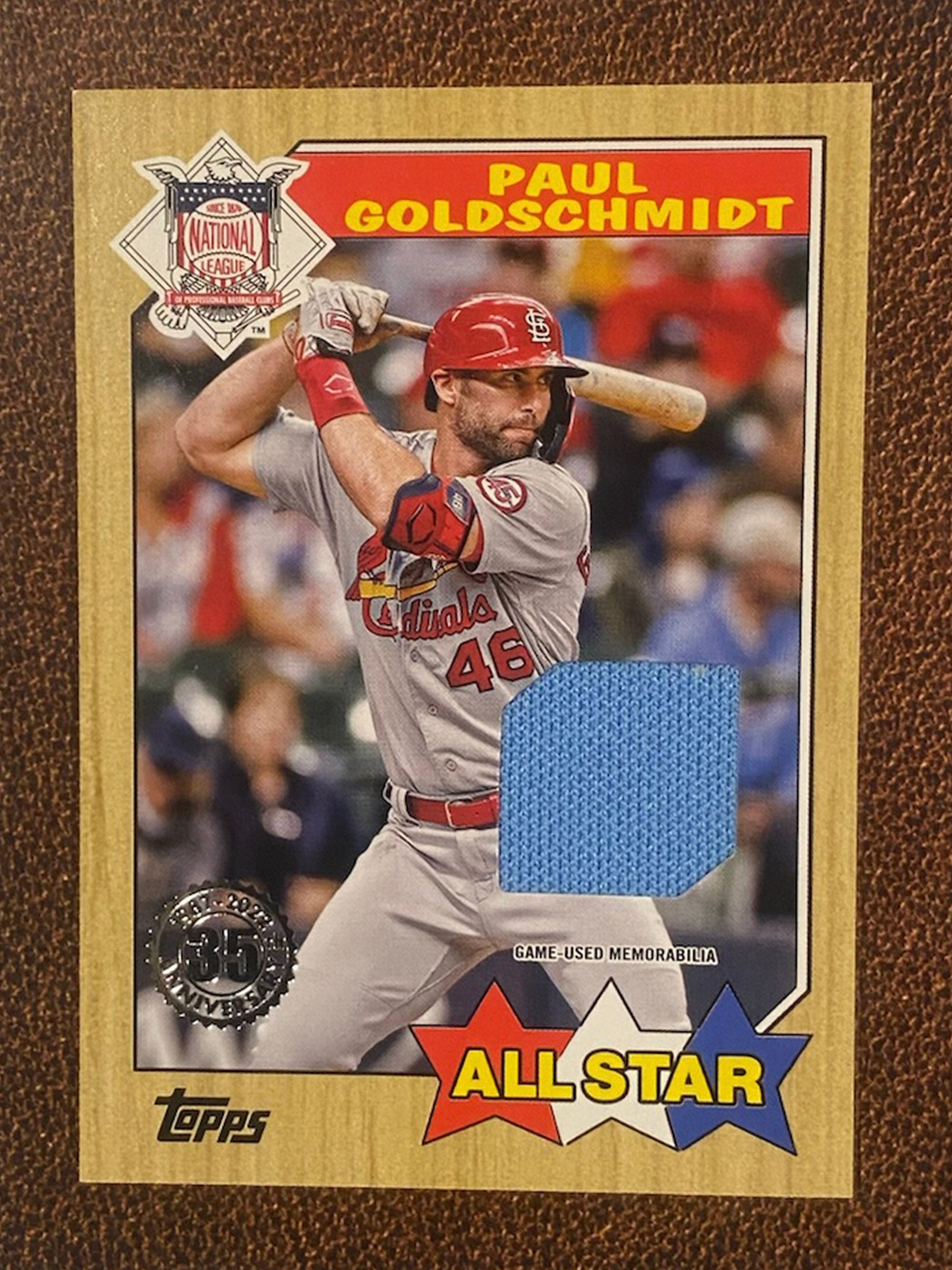 Paul Goldschmidt - 2022 Topps - 1987 Game Used RELIC - Cardinals ...