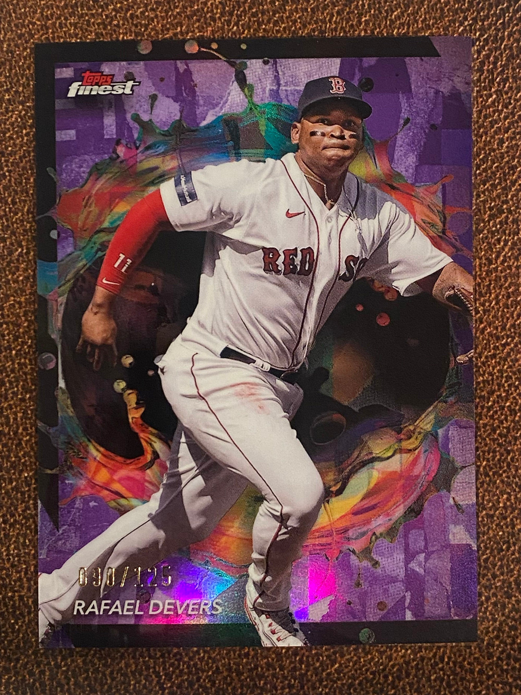 Rafael Devers - 2024 Topps Finest - Rare Purple /125 - Red Sox ...