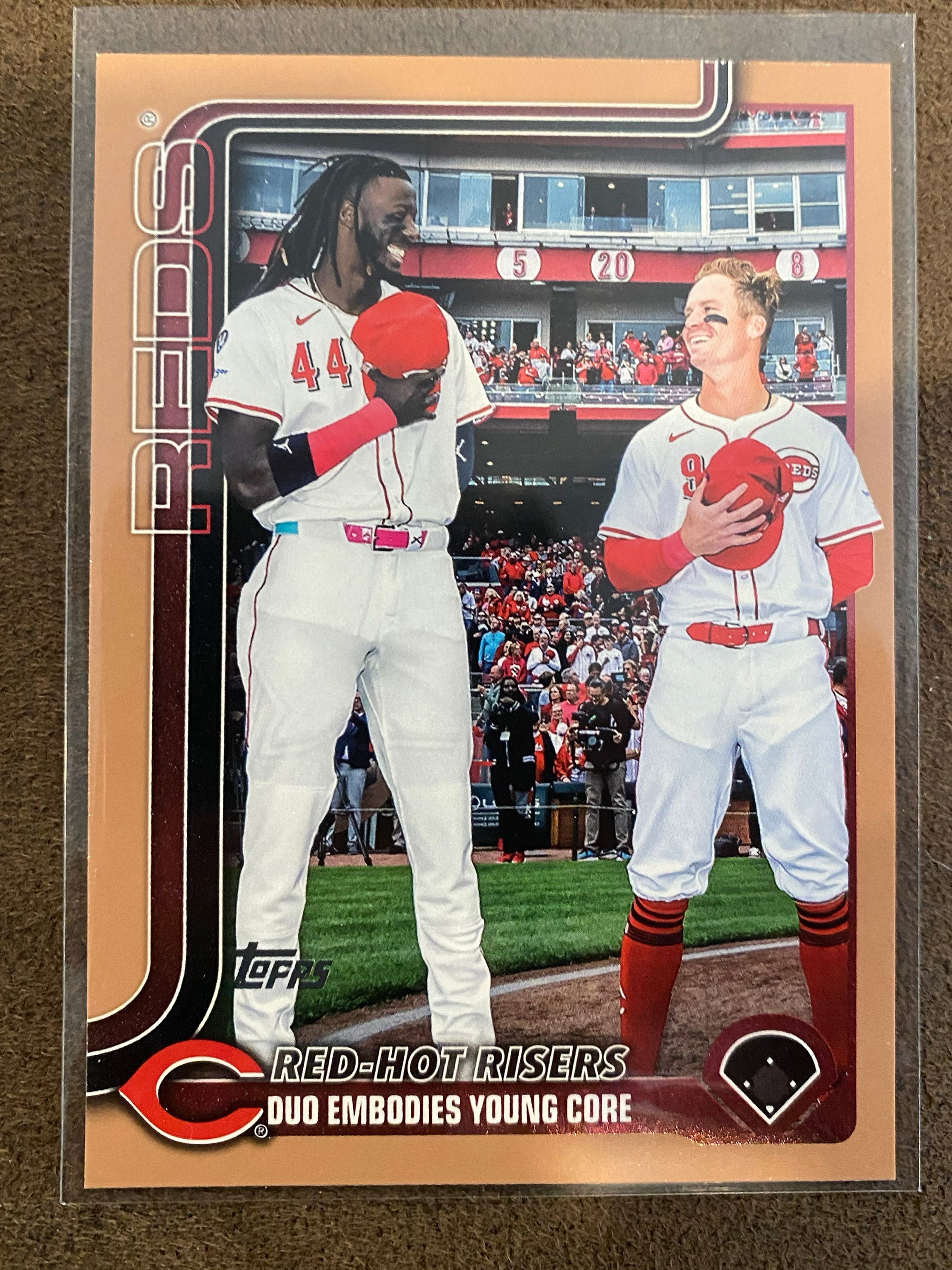 Elly De La Cruz/Matt McLain - 2025 Topps Update - GOLD /2025 - Reds ...