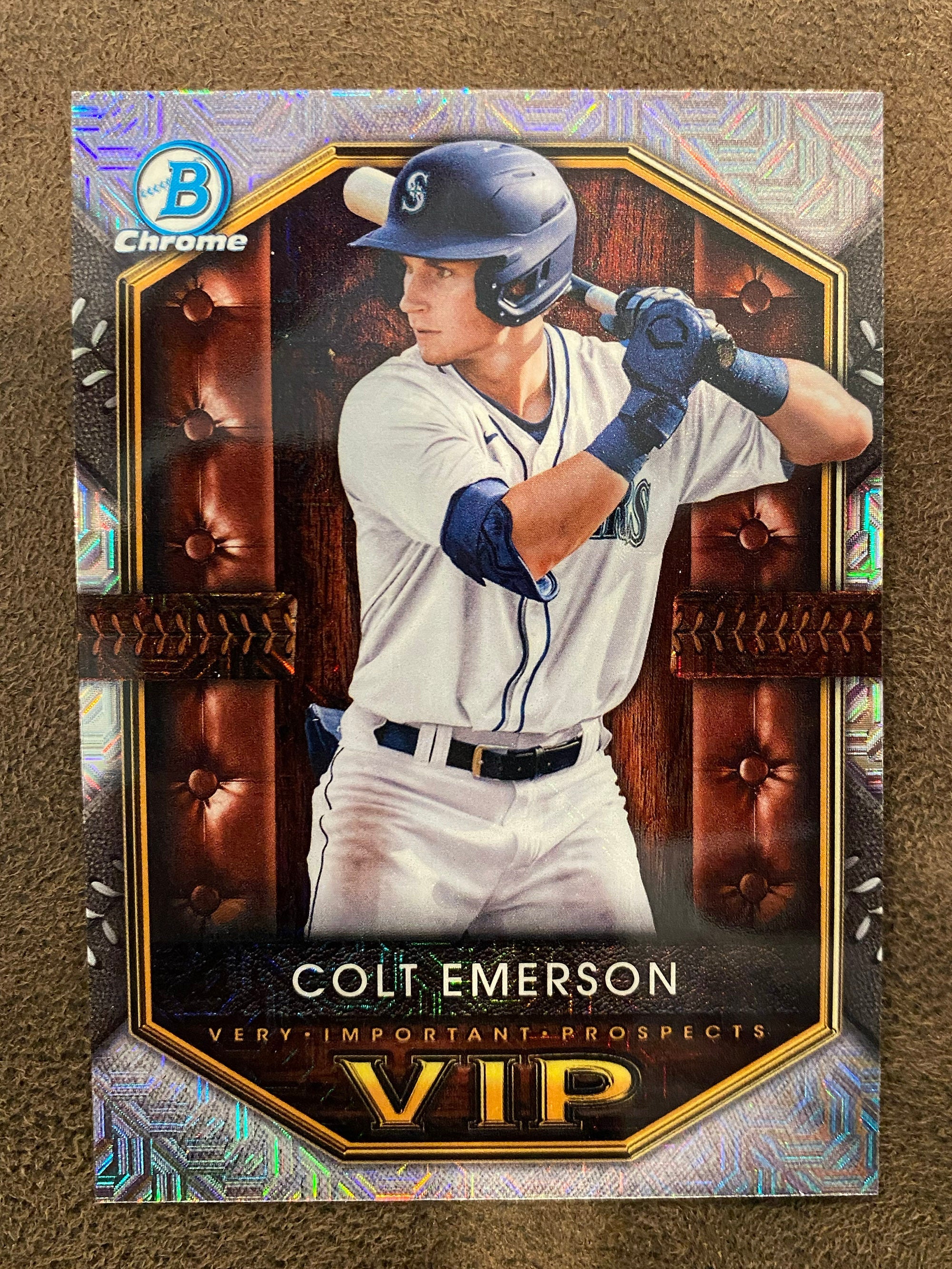 Colt Emerson - 2025 Topps Heritage - VIP Mojo Refractor - Mariners ...