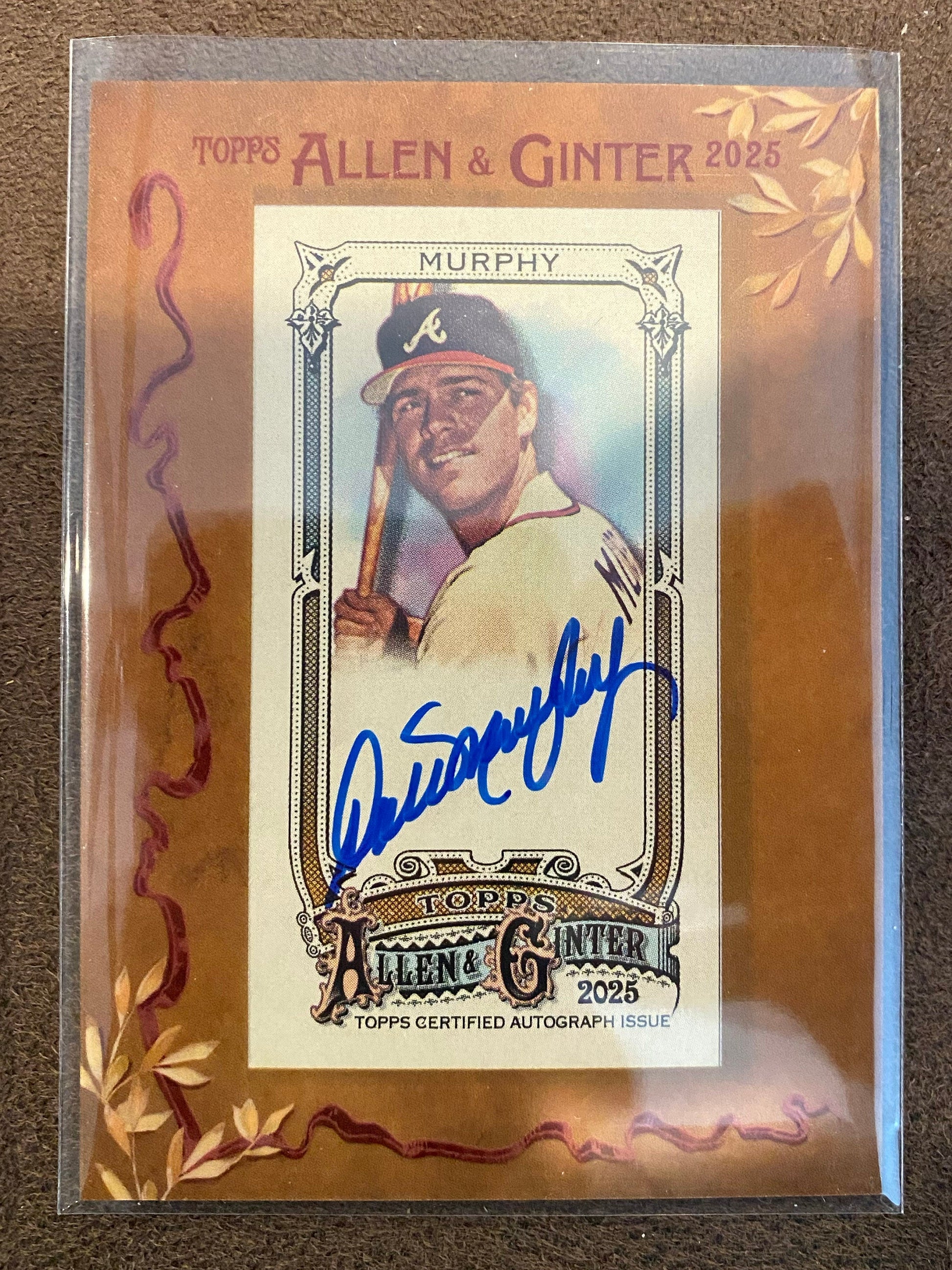 Dale Murphy - 2025 Allen & Ginter - Framed Mini AUTO - Braves – Western ...