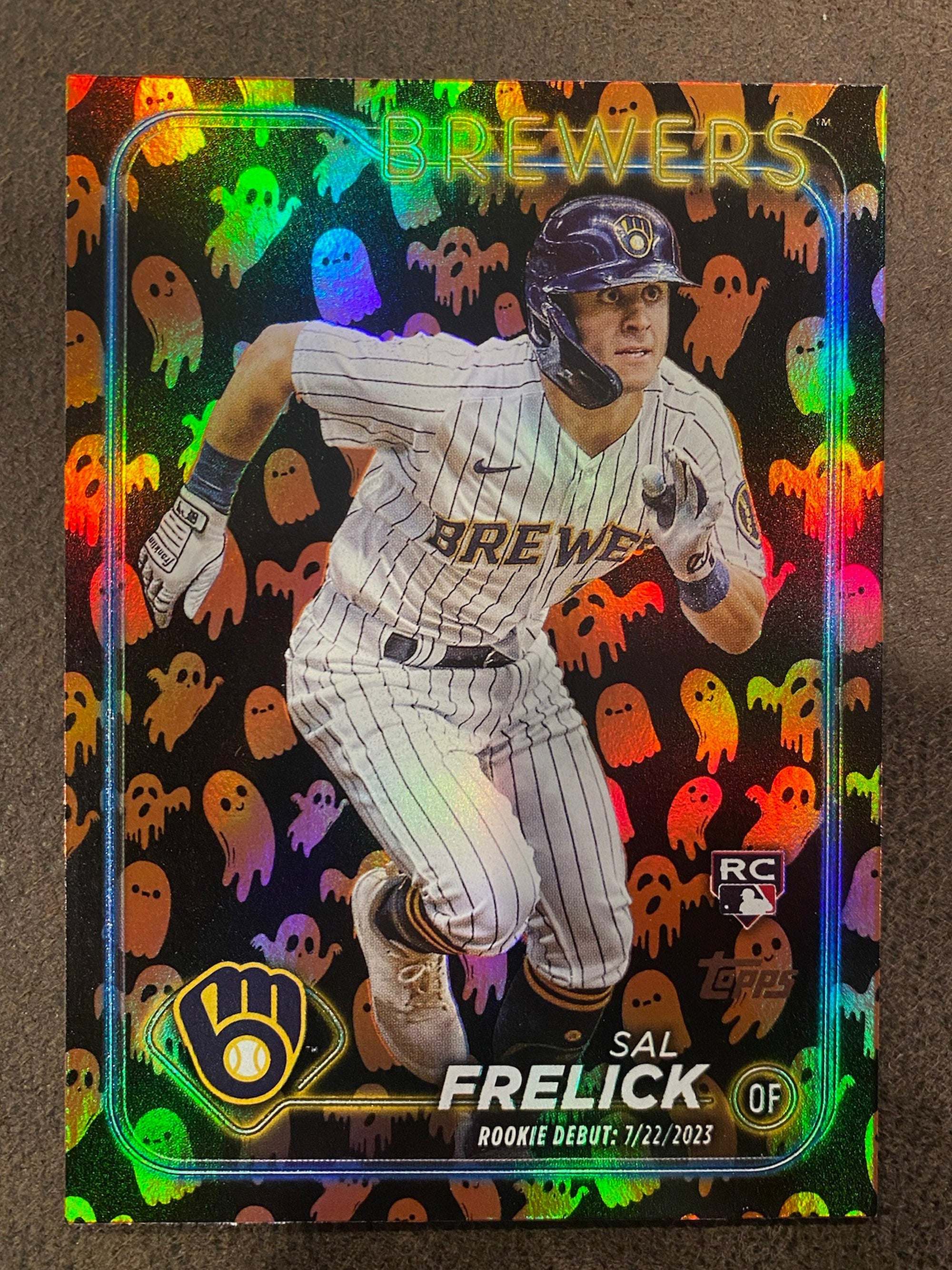 Sal Frelick - 2024 Topps Update - Ultra Rare Ghost Holliday Parallel ...