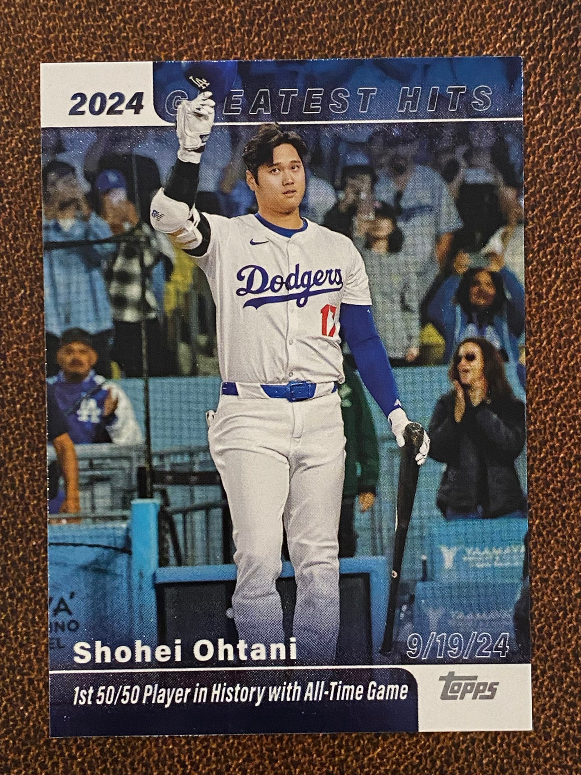 Shohei Ohtani 2025 Topps Series 1 2024 Greatest Hits 50 50 Dod