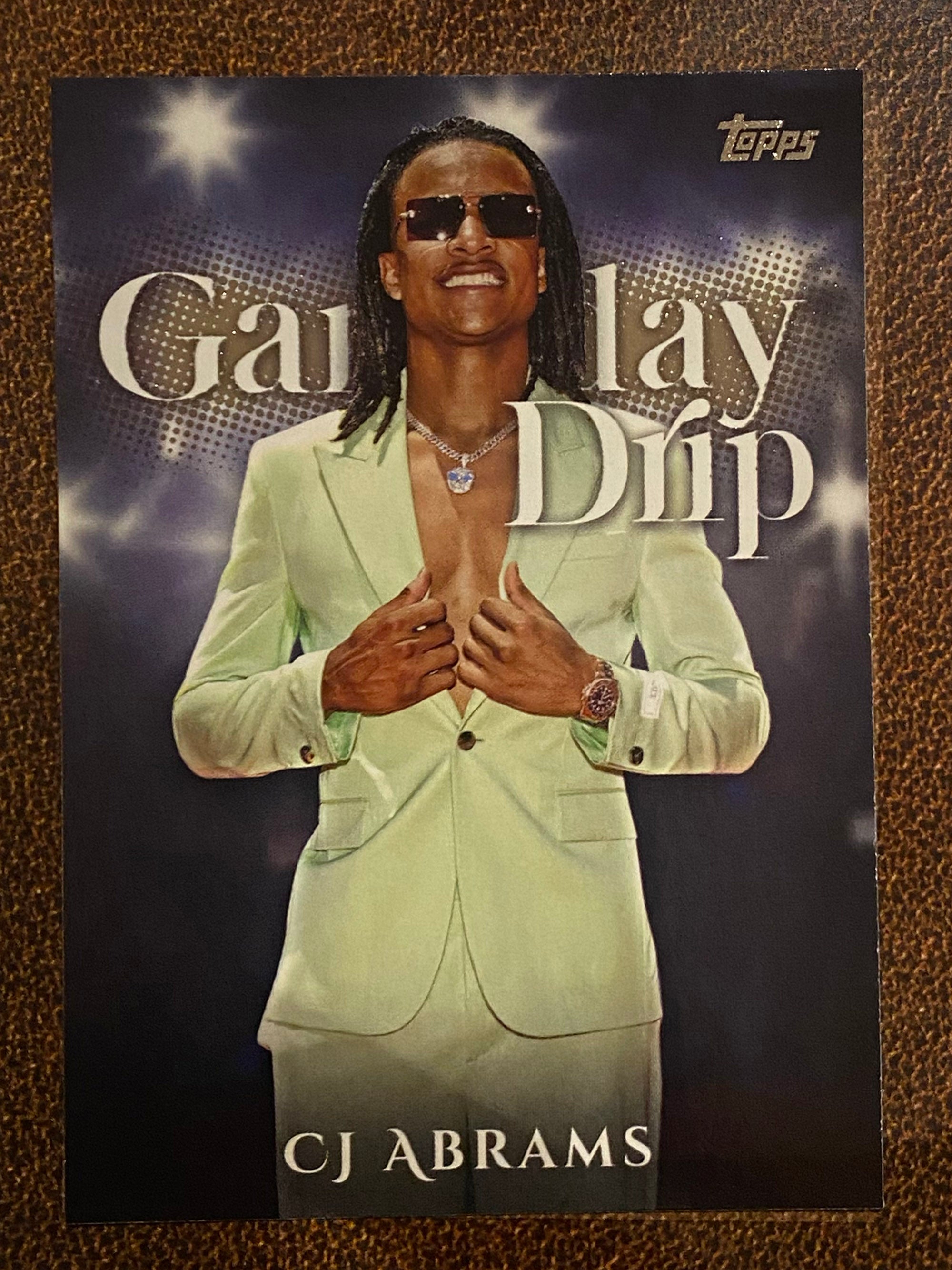 CJ Abrams - 2025 Topps Series 1 - Game Day Drip - Nationals – Western ...