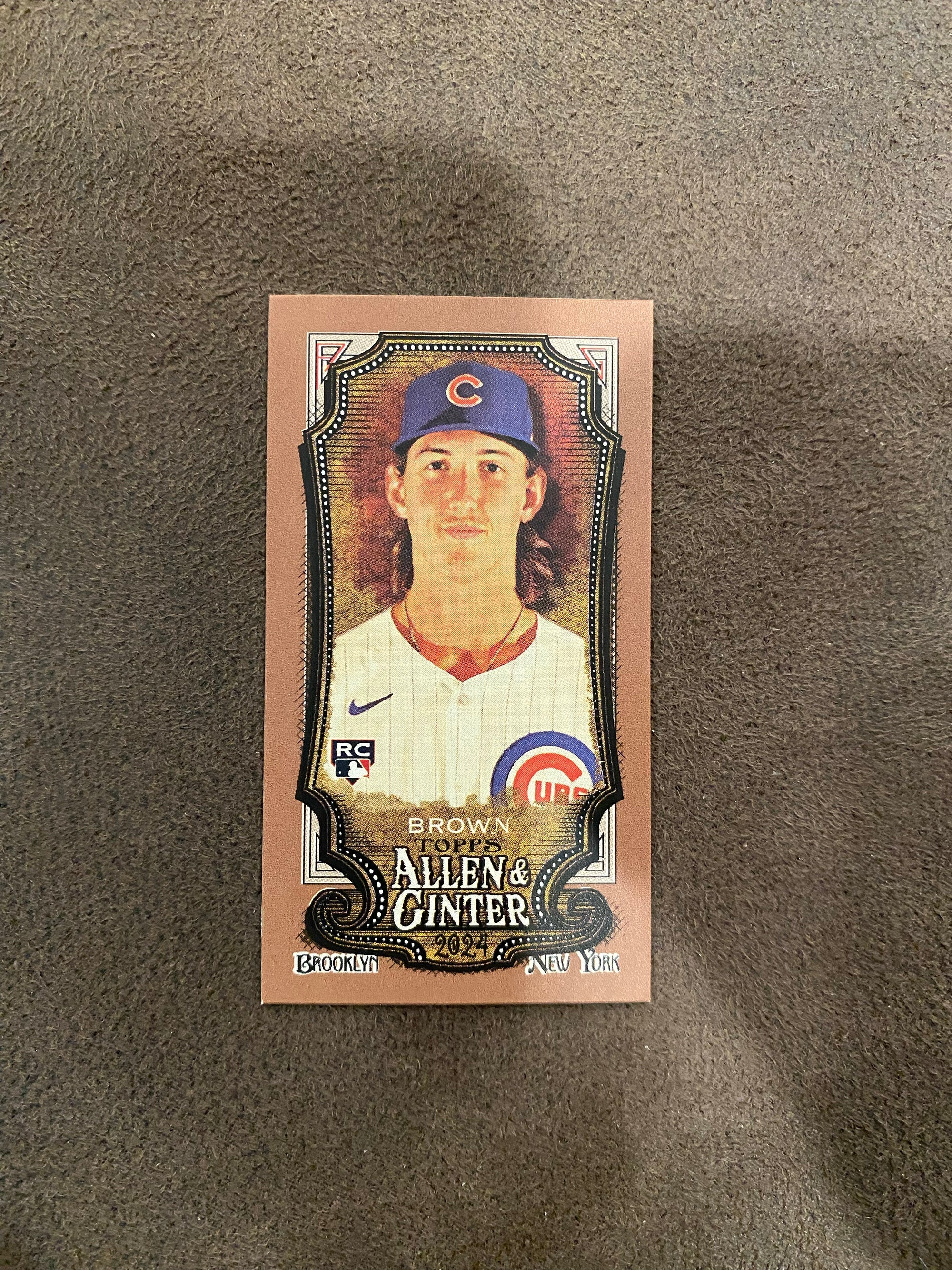 Ben Brown - 2024 Allen & Ginter - Mini Gold Border - Cubs – Western NY ...
