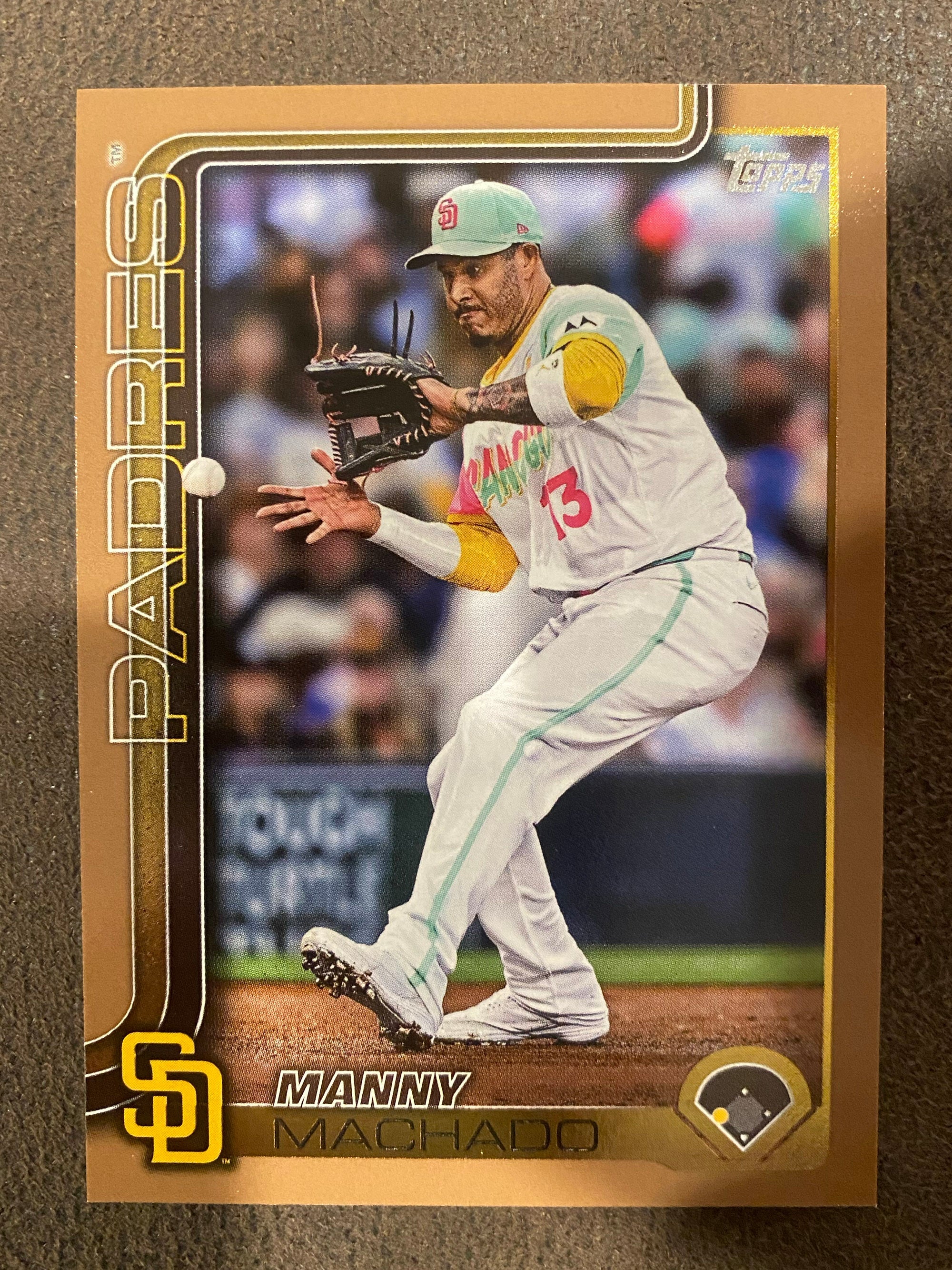 Manny Machado - 2025 Topps Series 1 - Gold /2025 - Padres – Western NY ...