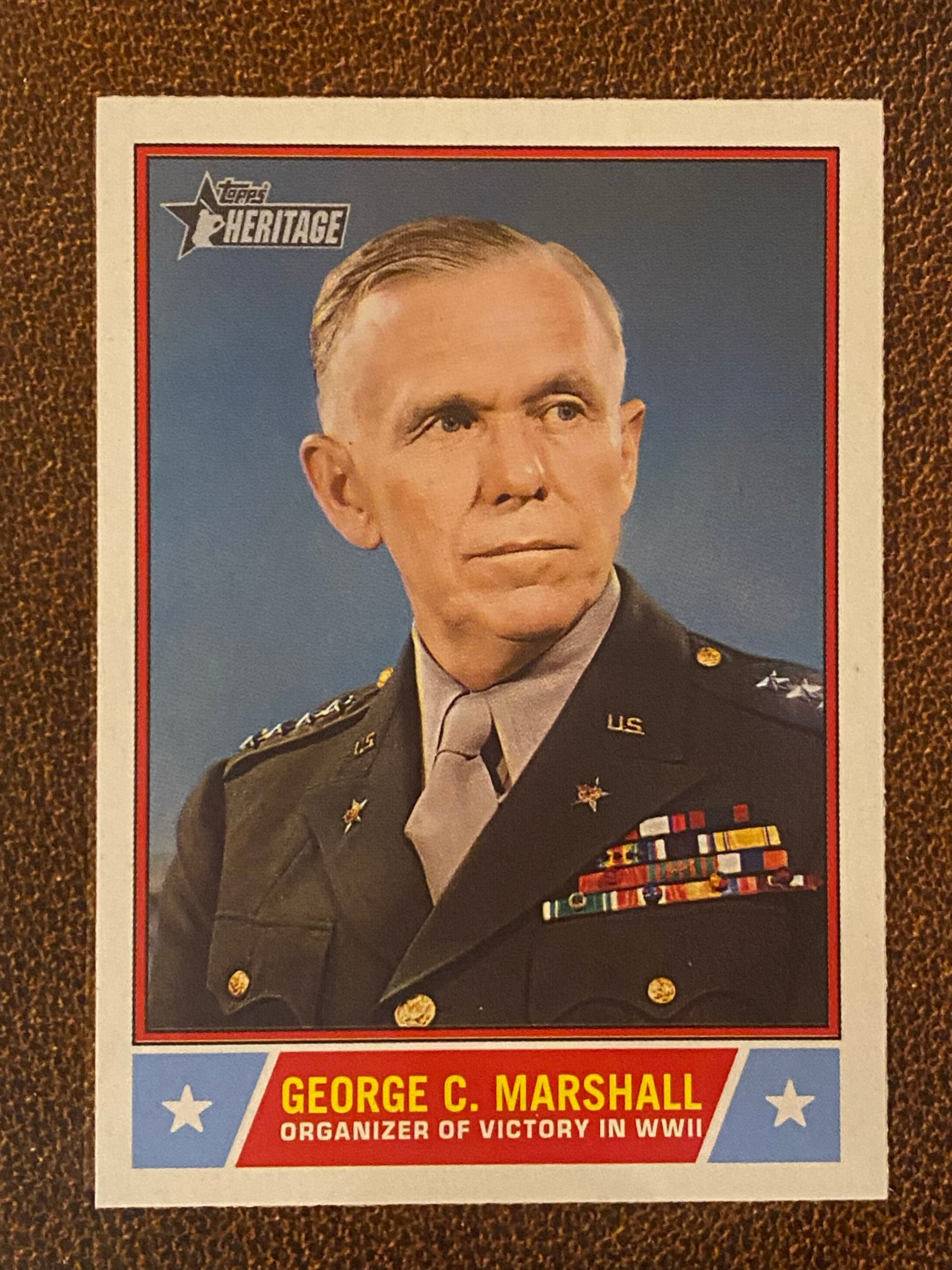 George C. Marshall - 2025 Topps Heritage - Notable Americans (NS-92 ...
