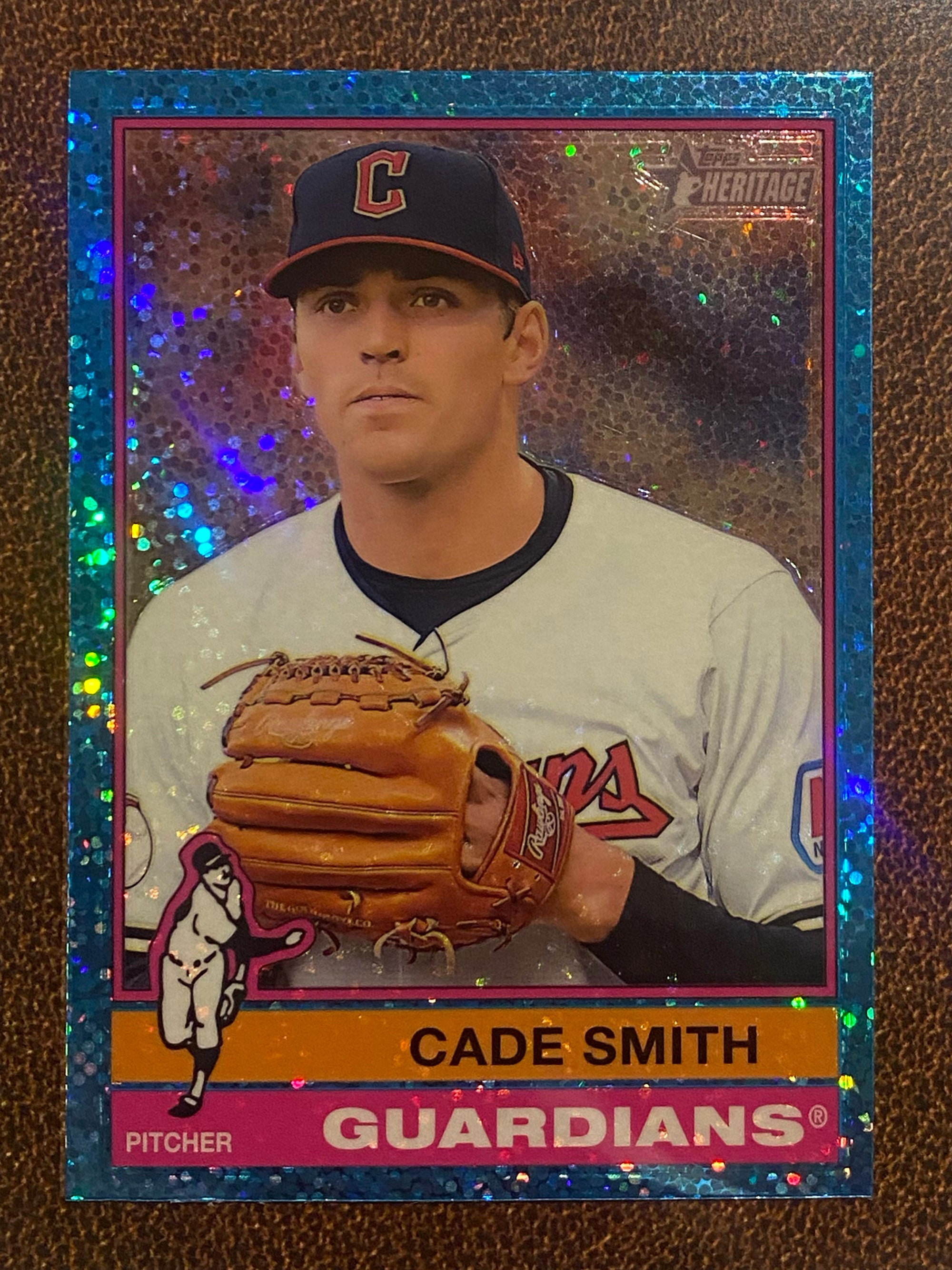 Cade Smith - 2025 Topps Heritage - Blue Sparkles - Guardians – Western ...