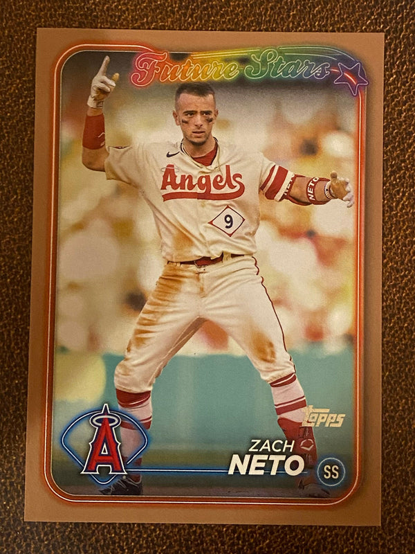 Zach Neto - 2024 Topps Series 2 - Gold /2024 - Angels – Western NY ...