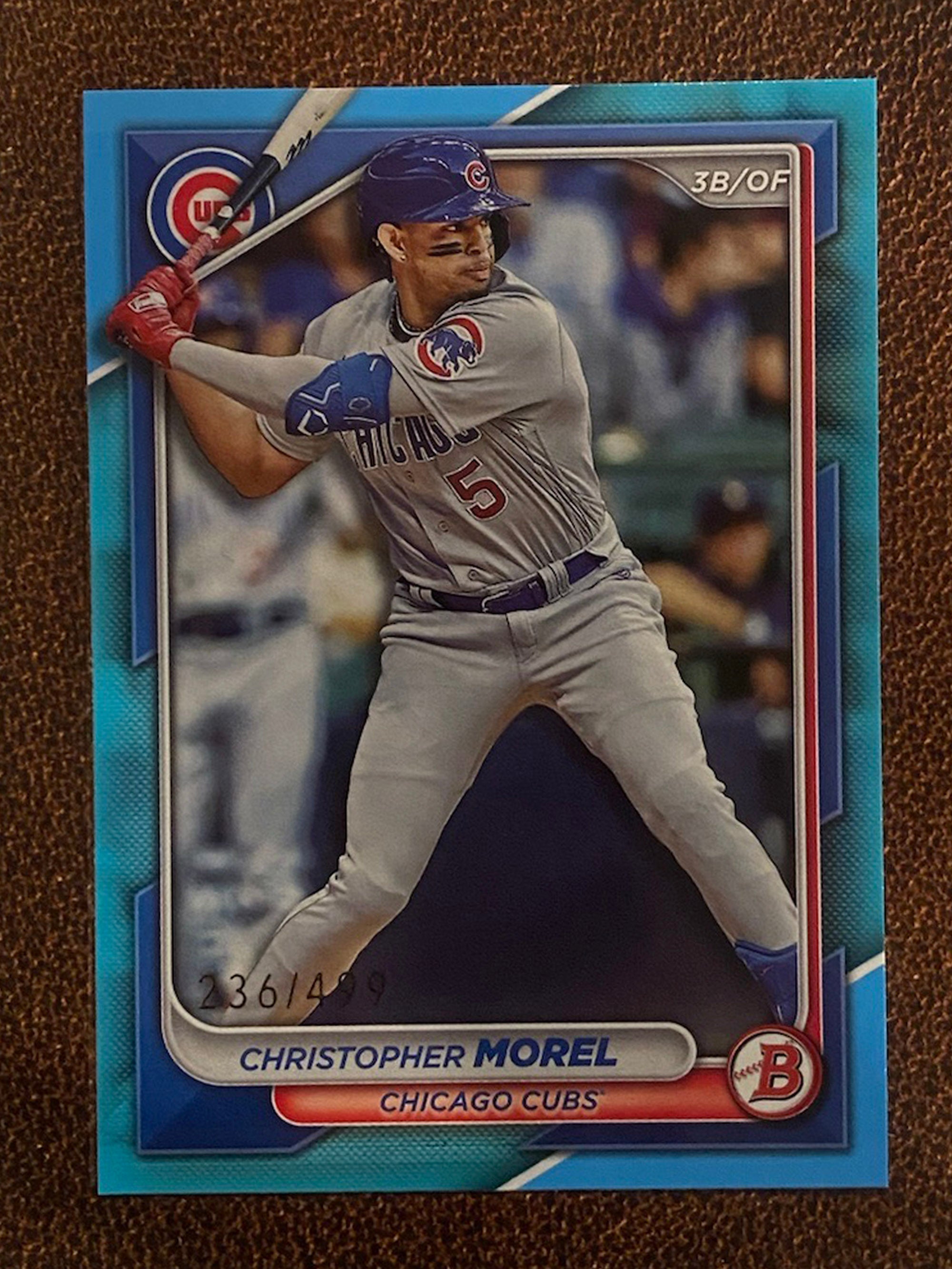 Christopher Morel - 2024 Bowman - Blue /125 - Cubs – Western NY Sports ...