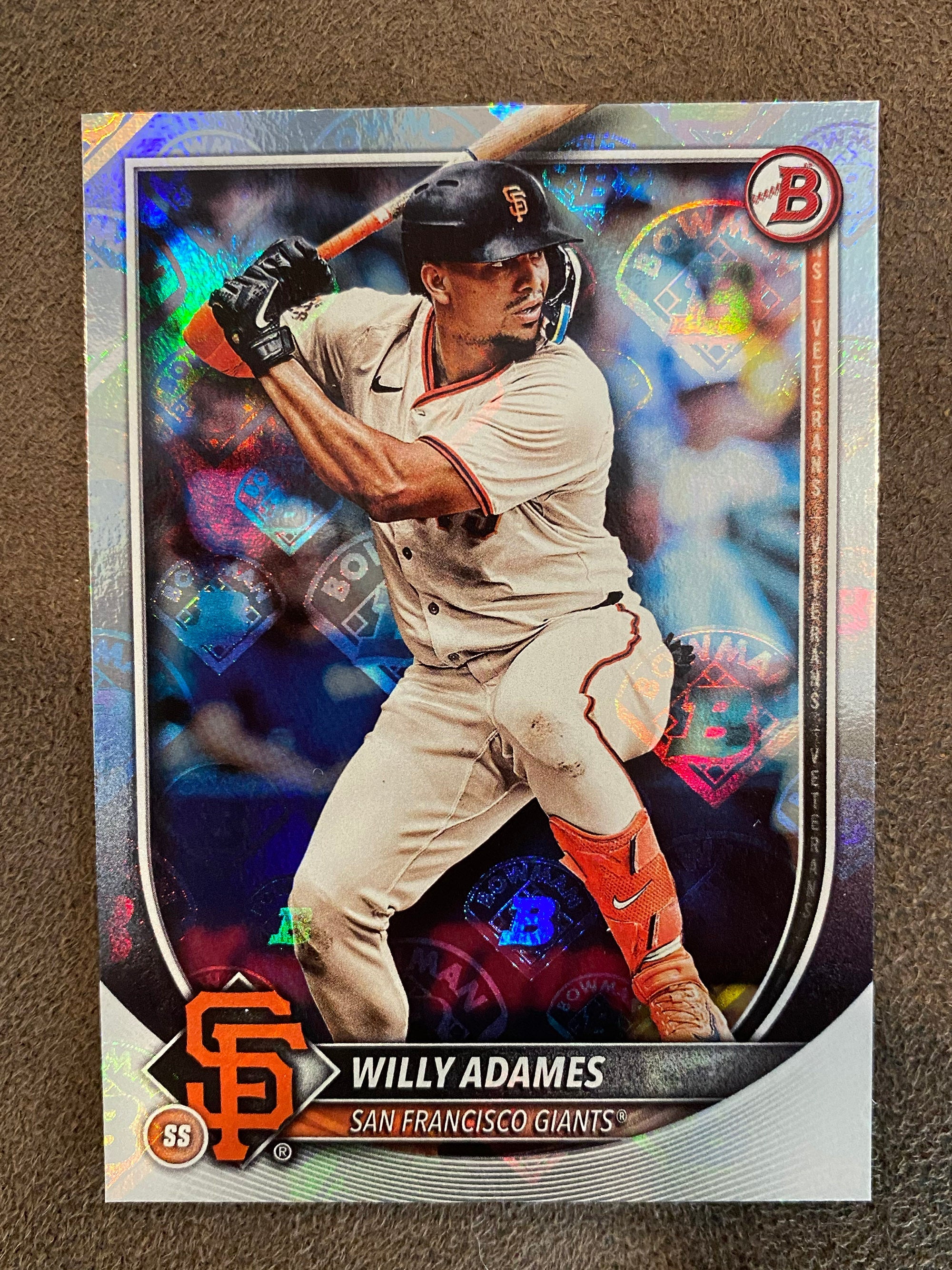 Willy Adames - 2025 Bowman - Retrofoil SSP - Giants – Western NY Sports ...