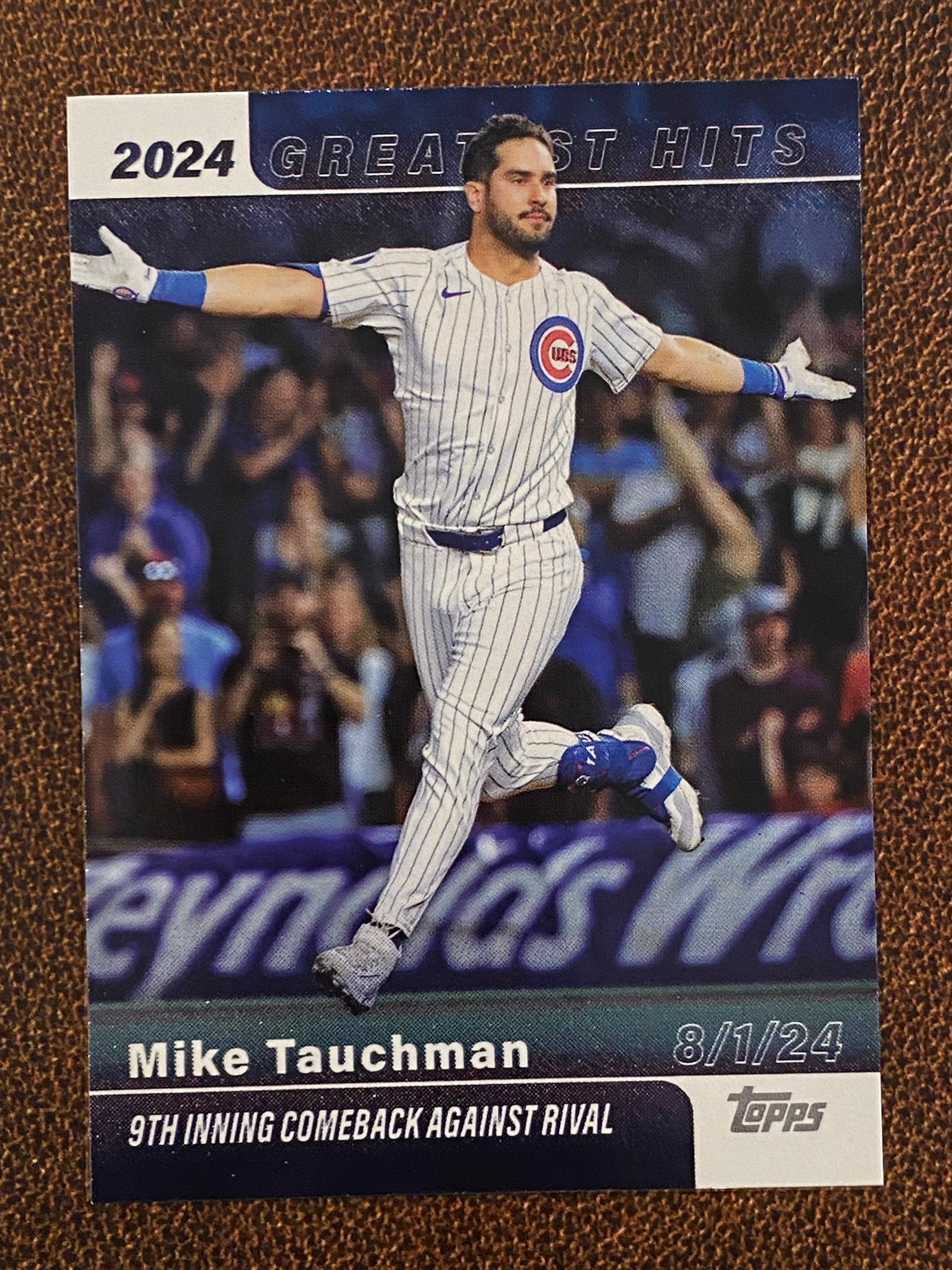 Mike Tauchman - 2025 Topps Series 1 - 2024 Greatest Hits - Cubs ...