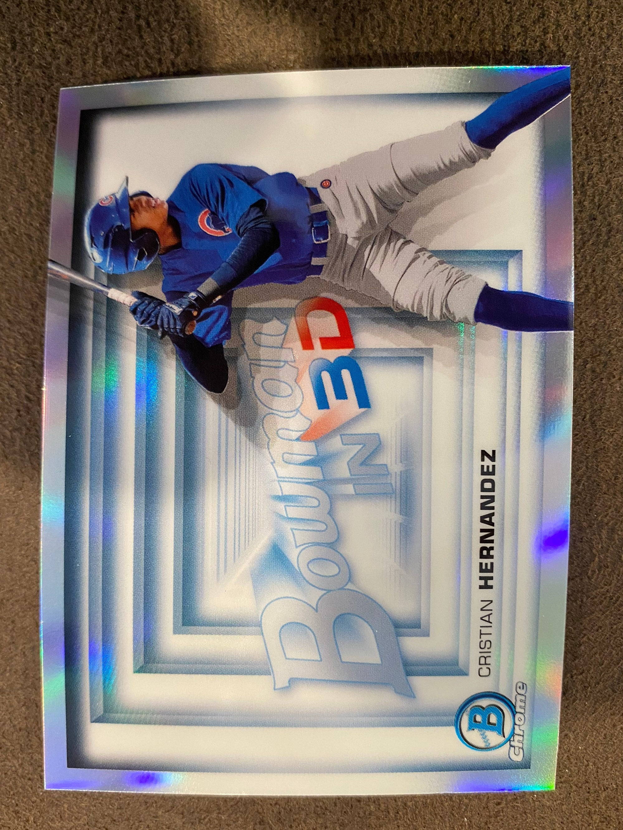 Cristian Hernandez - 2022 Bowman - Bowman in 3D Refractor - Cubs ...