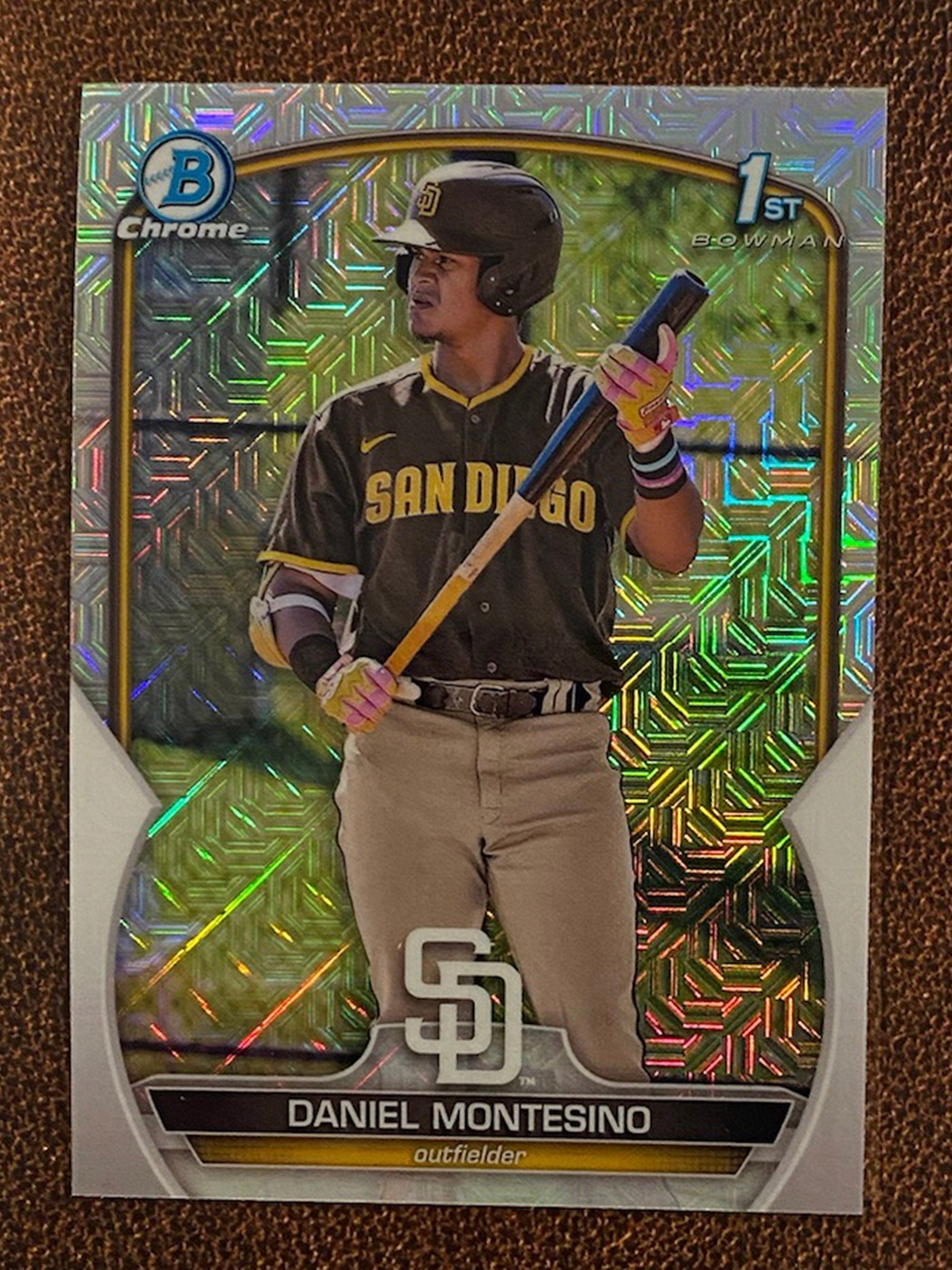 Daniel Montesino - 2023 Bowman - Mega Box Mojo Refractor - Padres ...