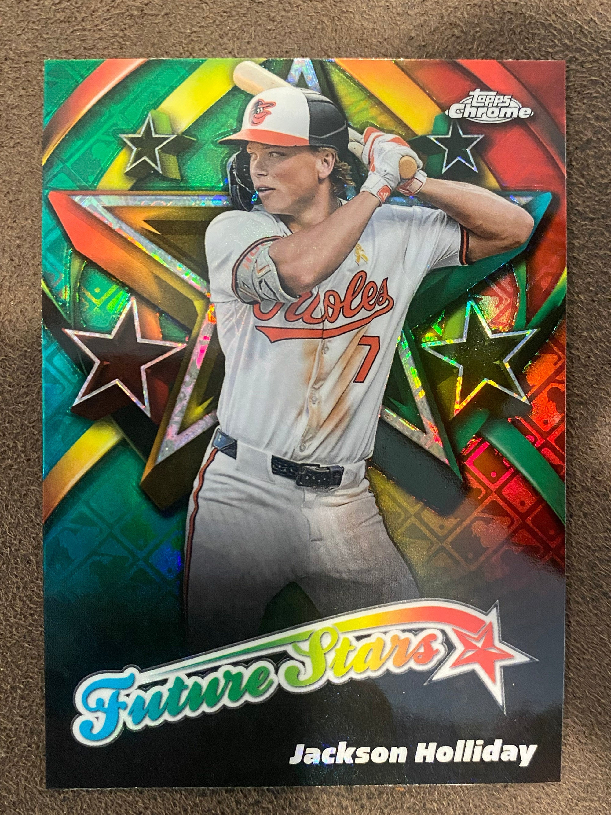 Jackson Holliday - 2025 Topps Chrome - Future Stars Logofractor - Orio ...