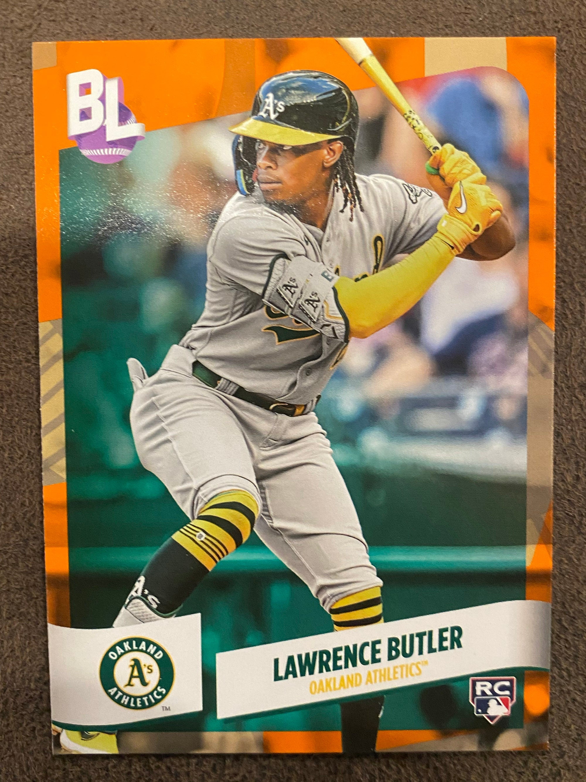 Lawrence Butler - 2024 Big League - Electric Orange - Athletics ...