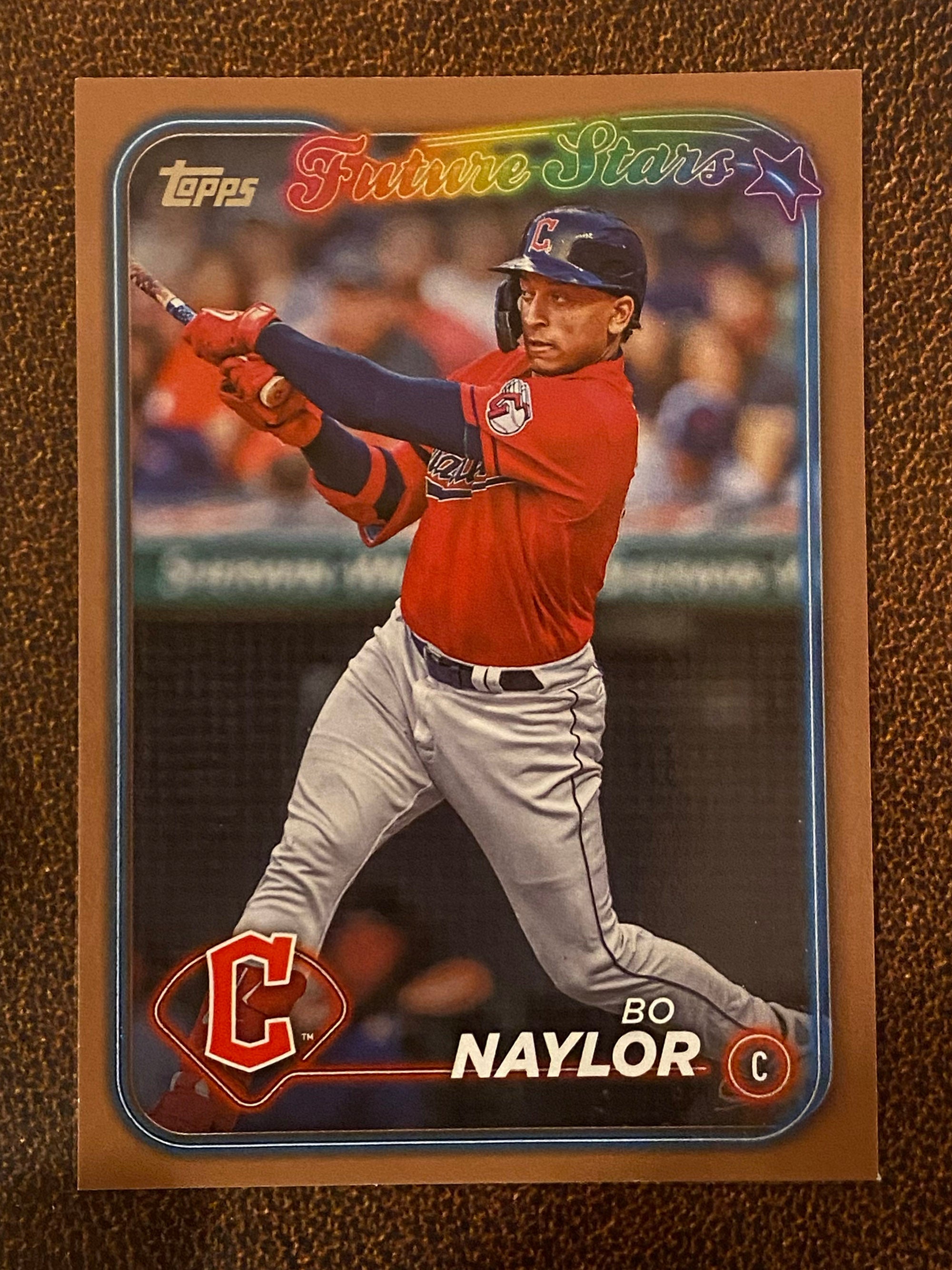 Bo Naylor - 2024 Topps Series 1 - Gold /2024 - Guardians – Western NY ...
