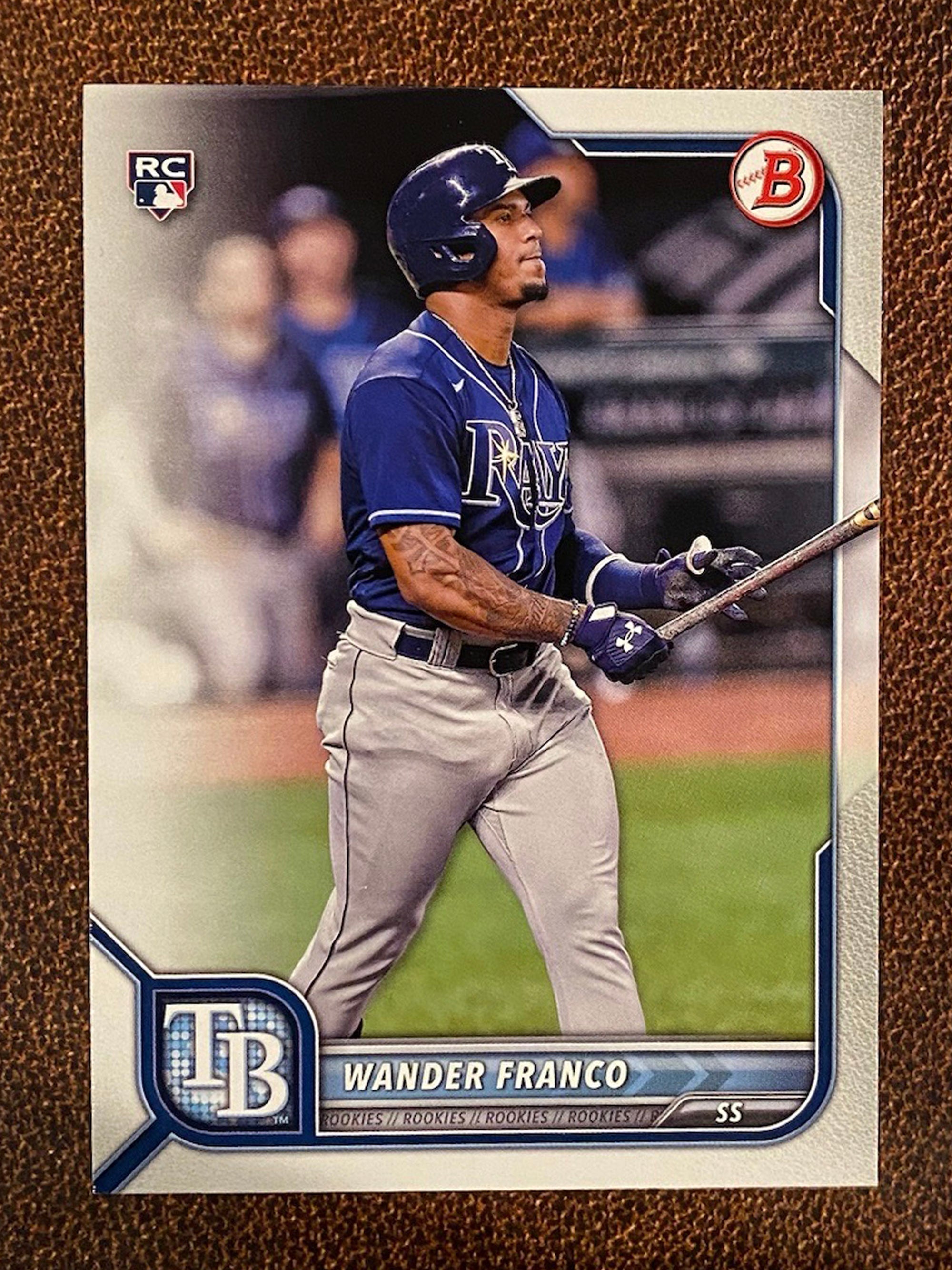 Wander Franco - 2022 Bowman - Base Paper - Rays – Western NY Sports Cards
