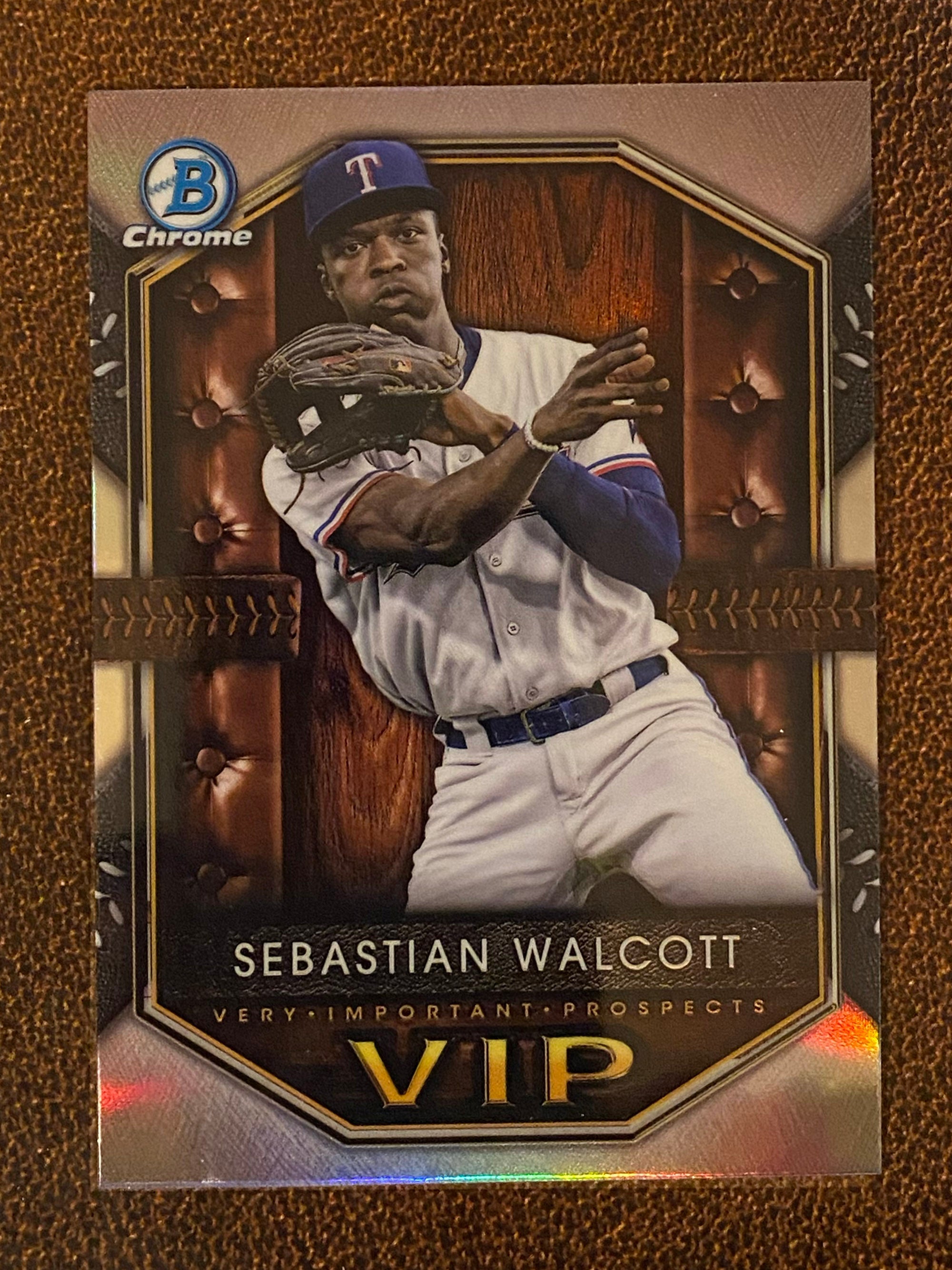 Sebastian Walcott - 2025 Bowman - Very Important Prospects - Rangers ...