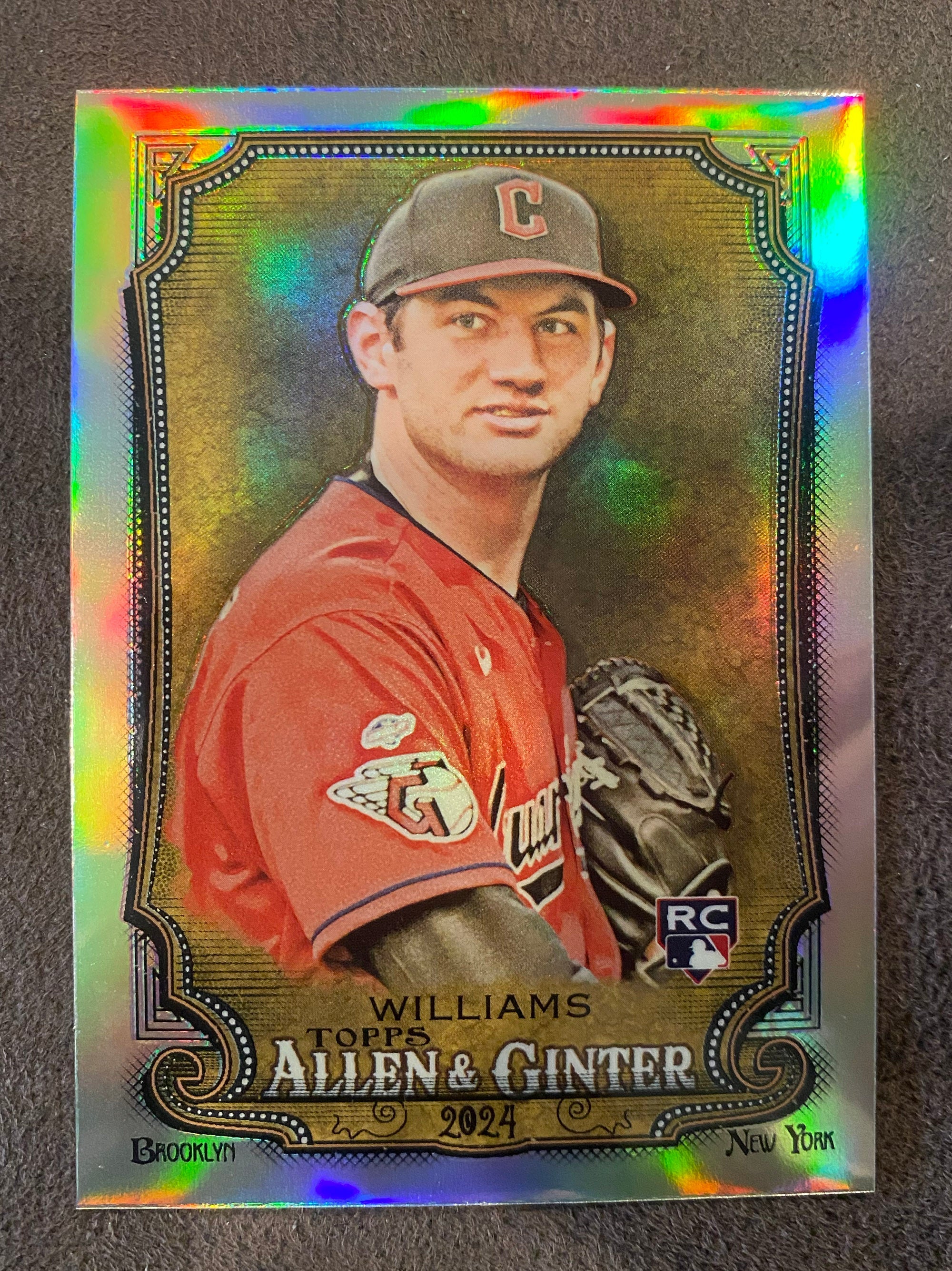 Gavin Williams - 2024 Allen and Ginter - Refractor - Guardians ...