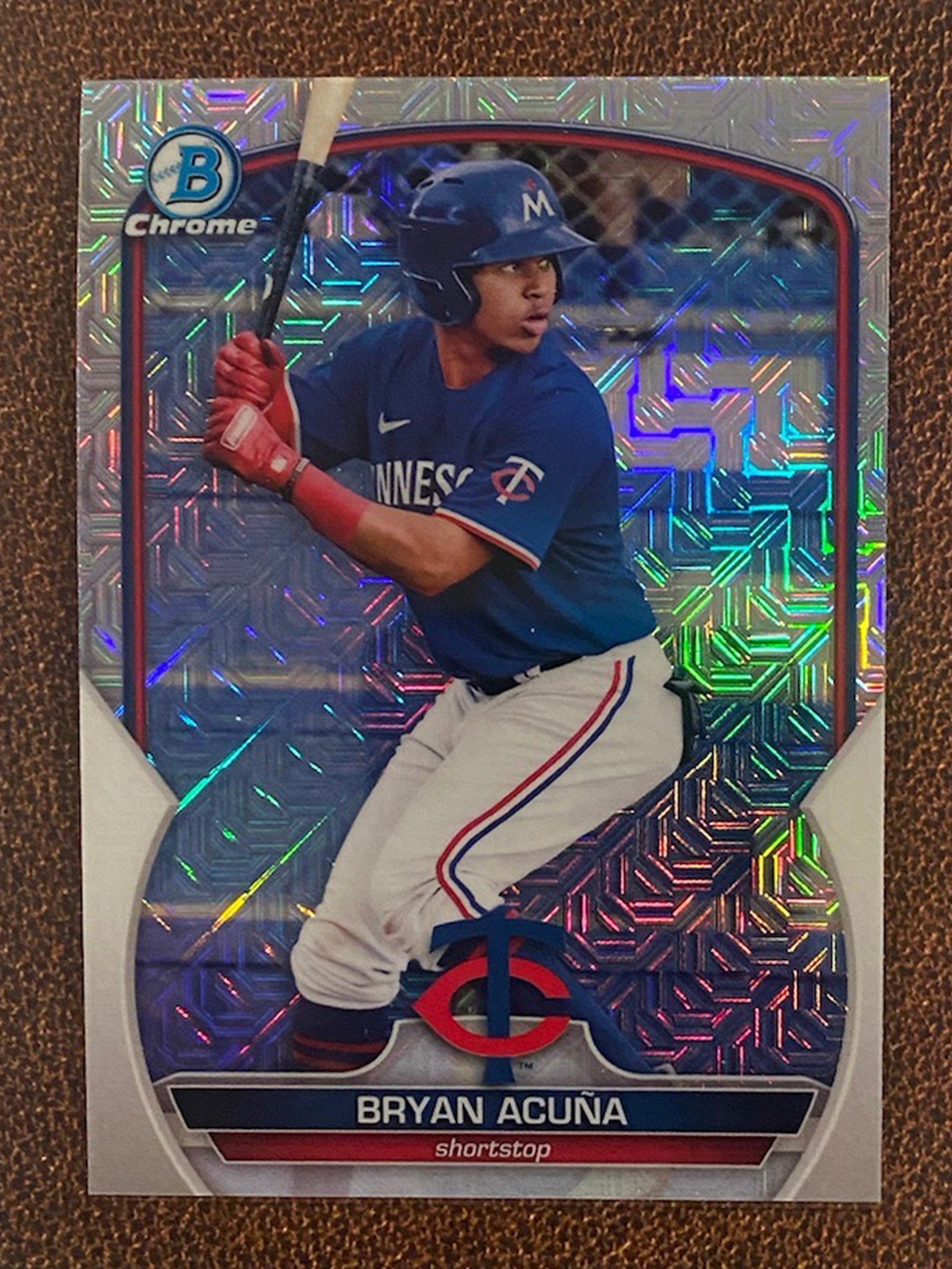 Bryan Acuña - 2023 Bowman - Mega Box Mojo Refractor - Twins – Western ...