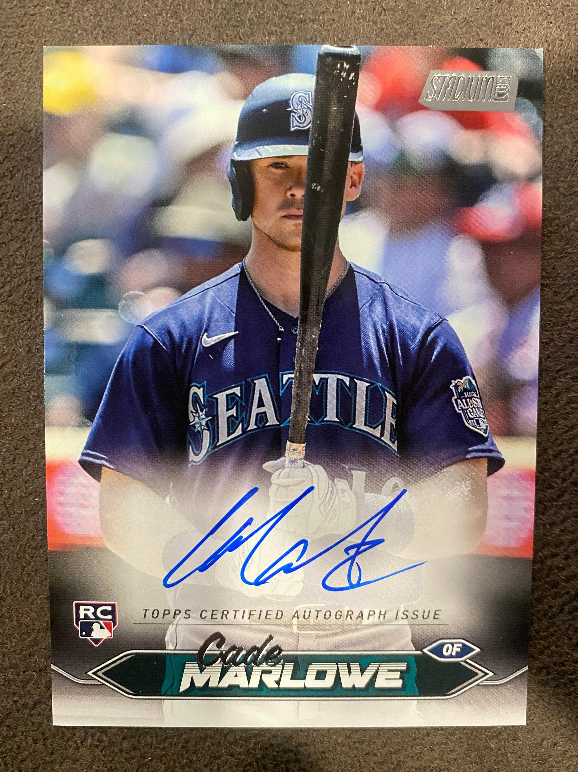 Cade Marlowe - 2024 Topps Stadium Club - AUTO - Mariners – Western NY ...