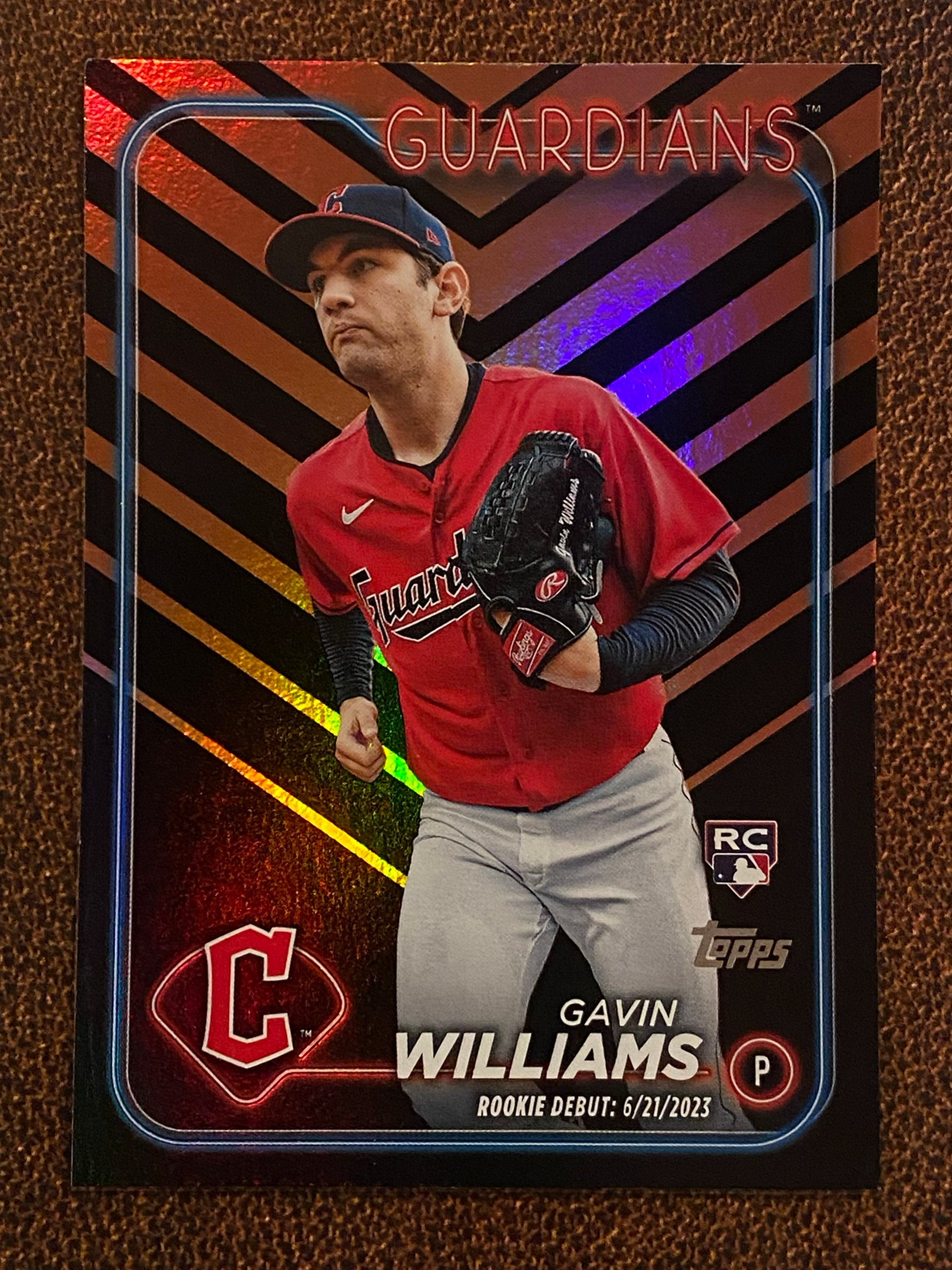 Gavin Williams - 2024 Topps Update - Holiday Parallel (Rookie Debut ...