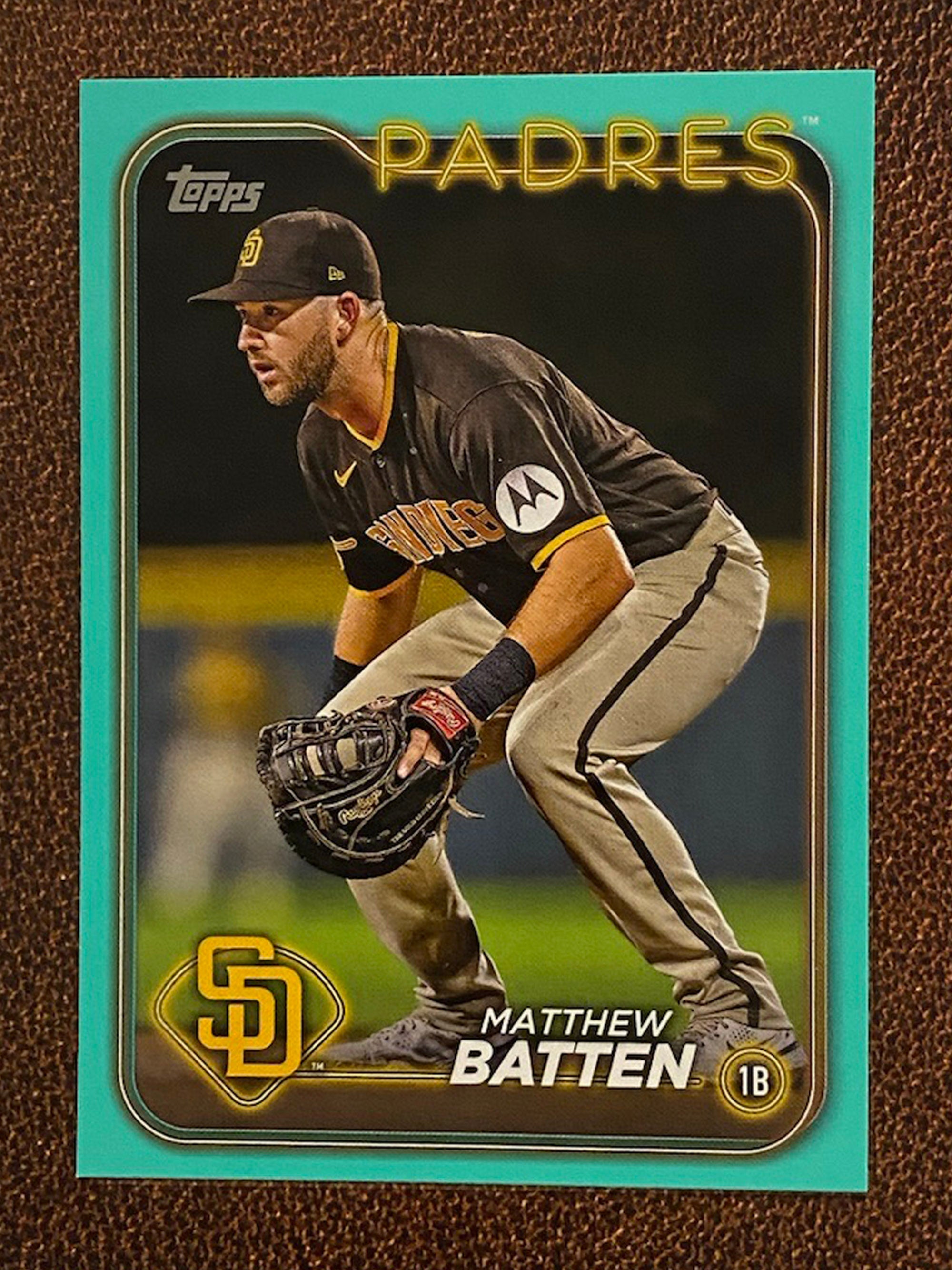 Matthew Batten - 2024 Topps Series 2 - Aqua Parallel - Padres – Western ...