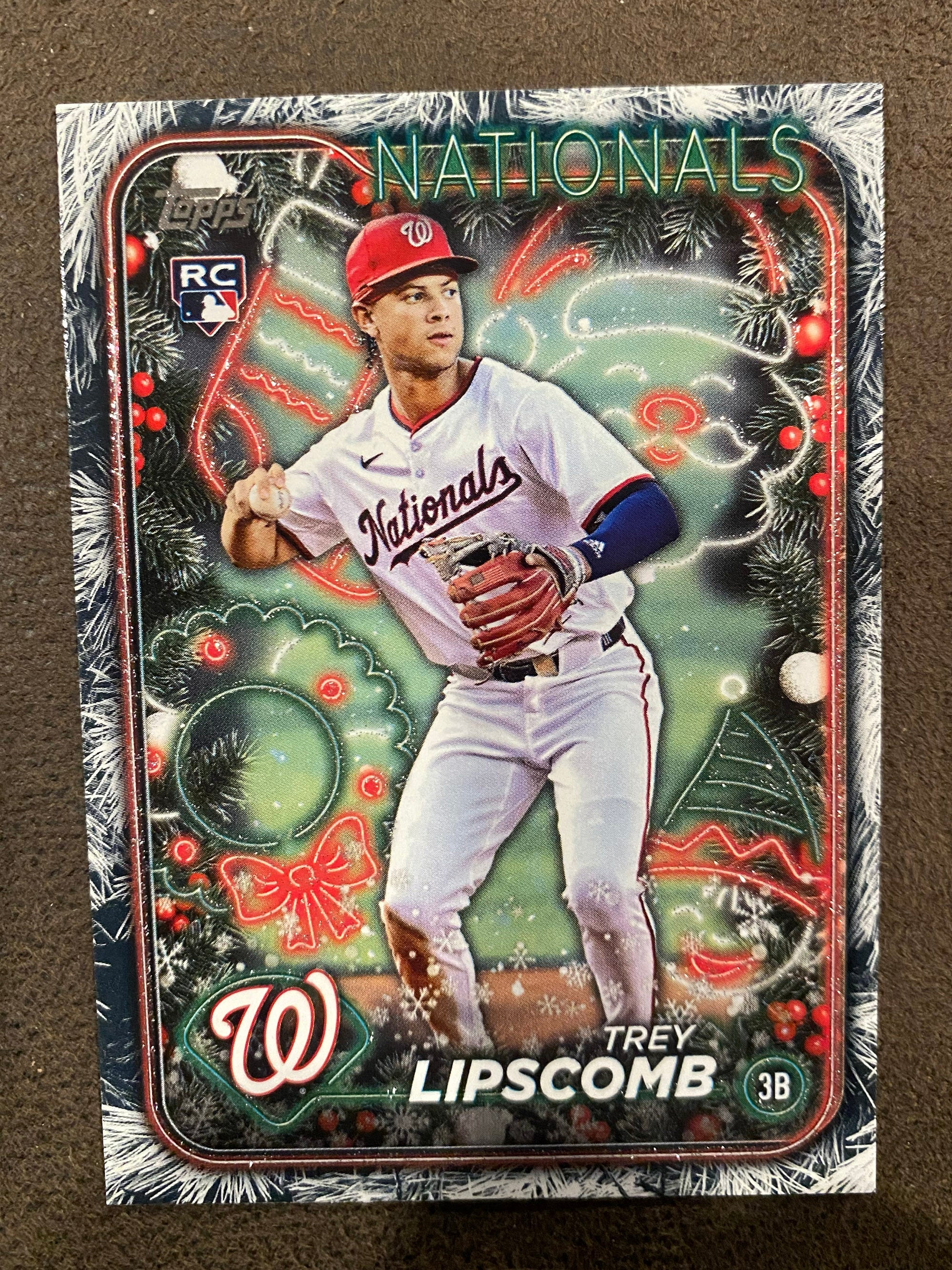 Trey Lipscomb - 2024 Topps Holiday - Tree Parallels - Nationals ...