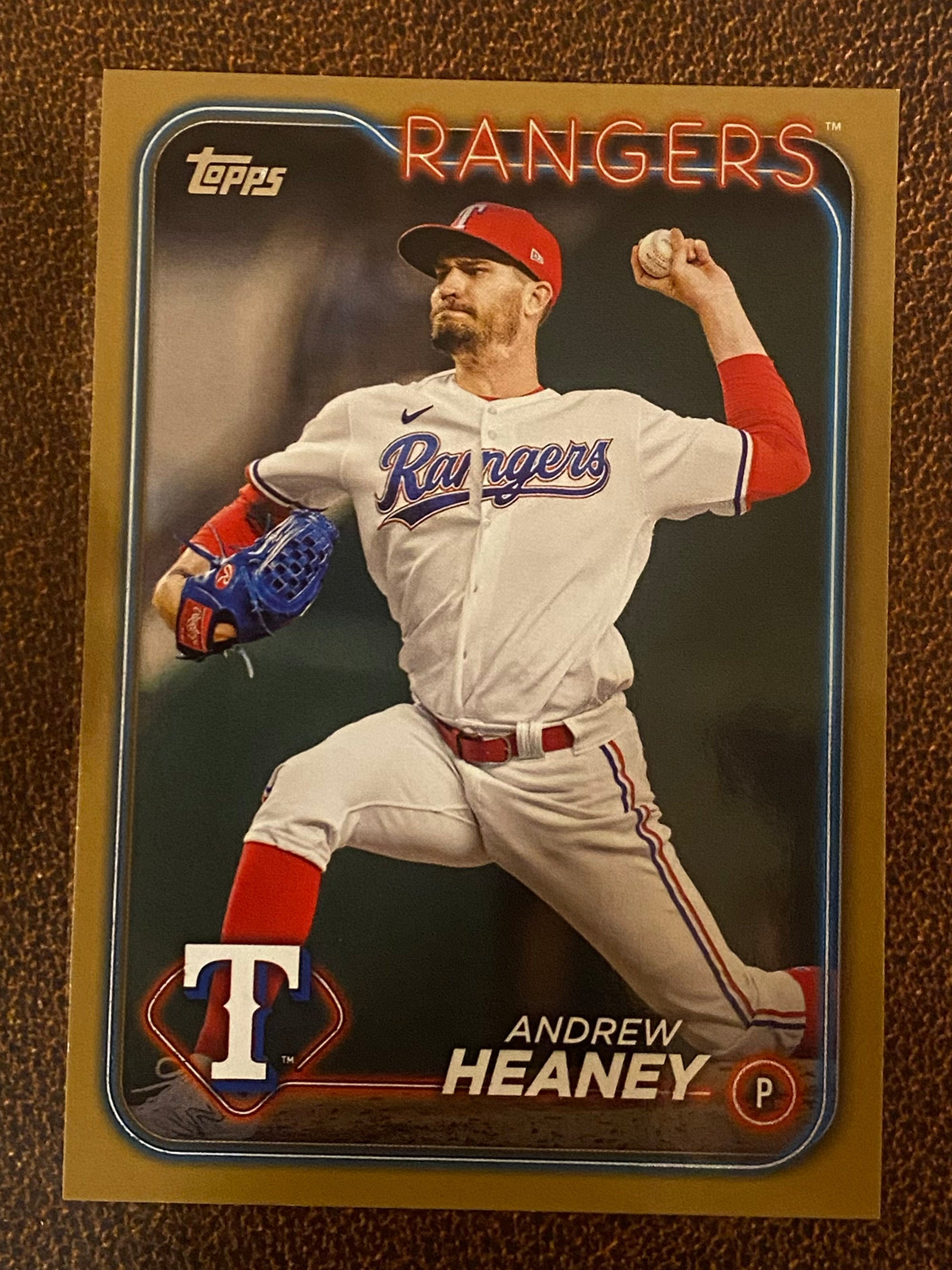 Andrew Heaney - 2024 Topps Series 2 - Gold /2024 - Rangers – Western NY ...