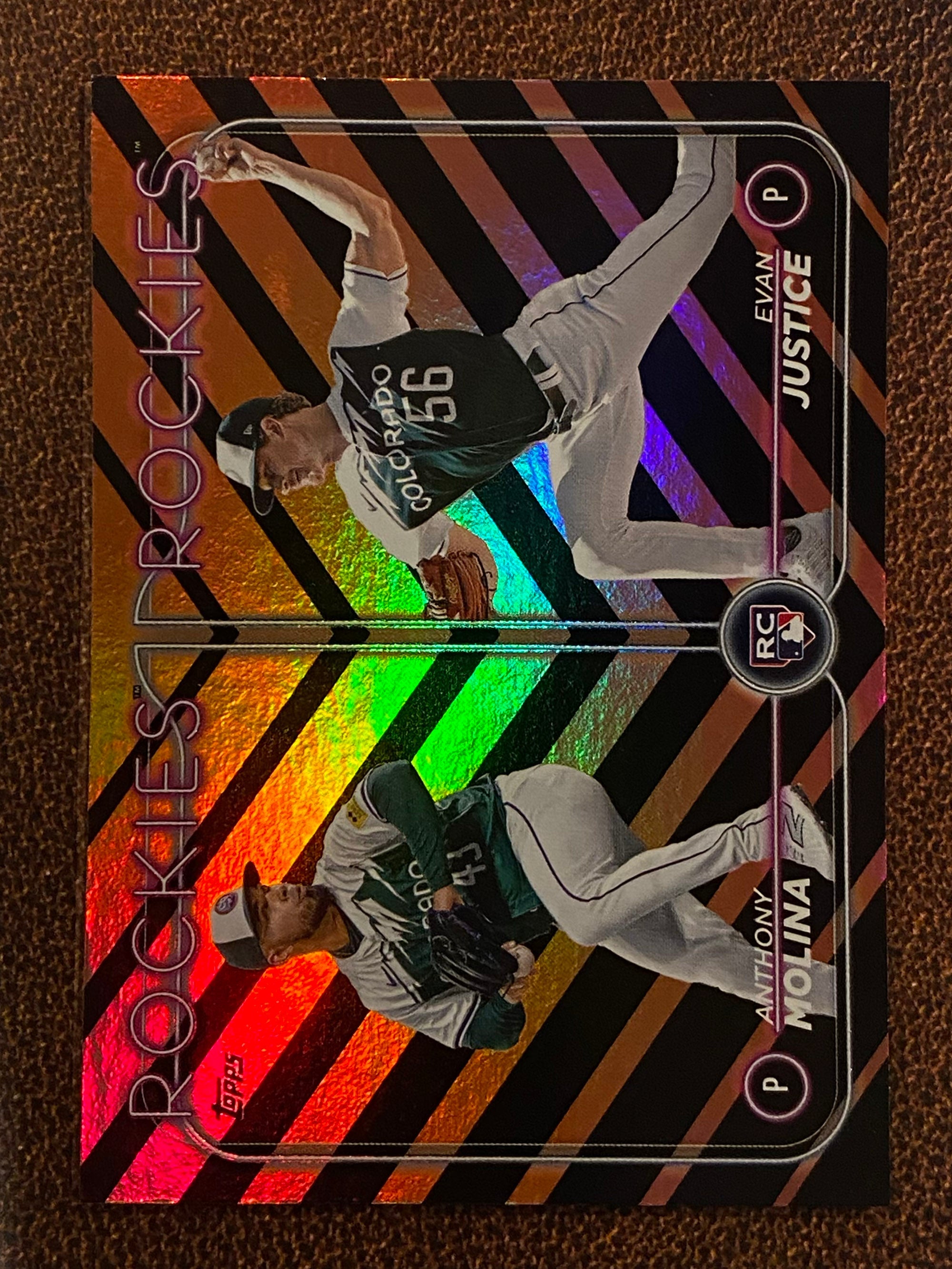 Evan Justice / Anthony Molina - 2024 Topps Update - Holiday Parallel ...