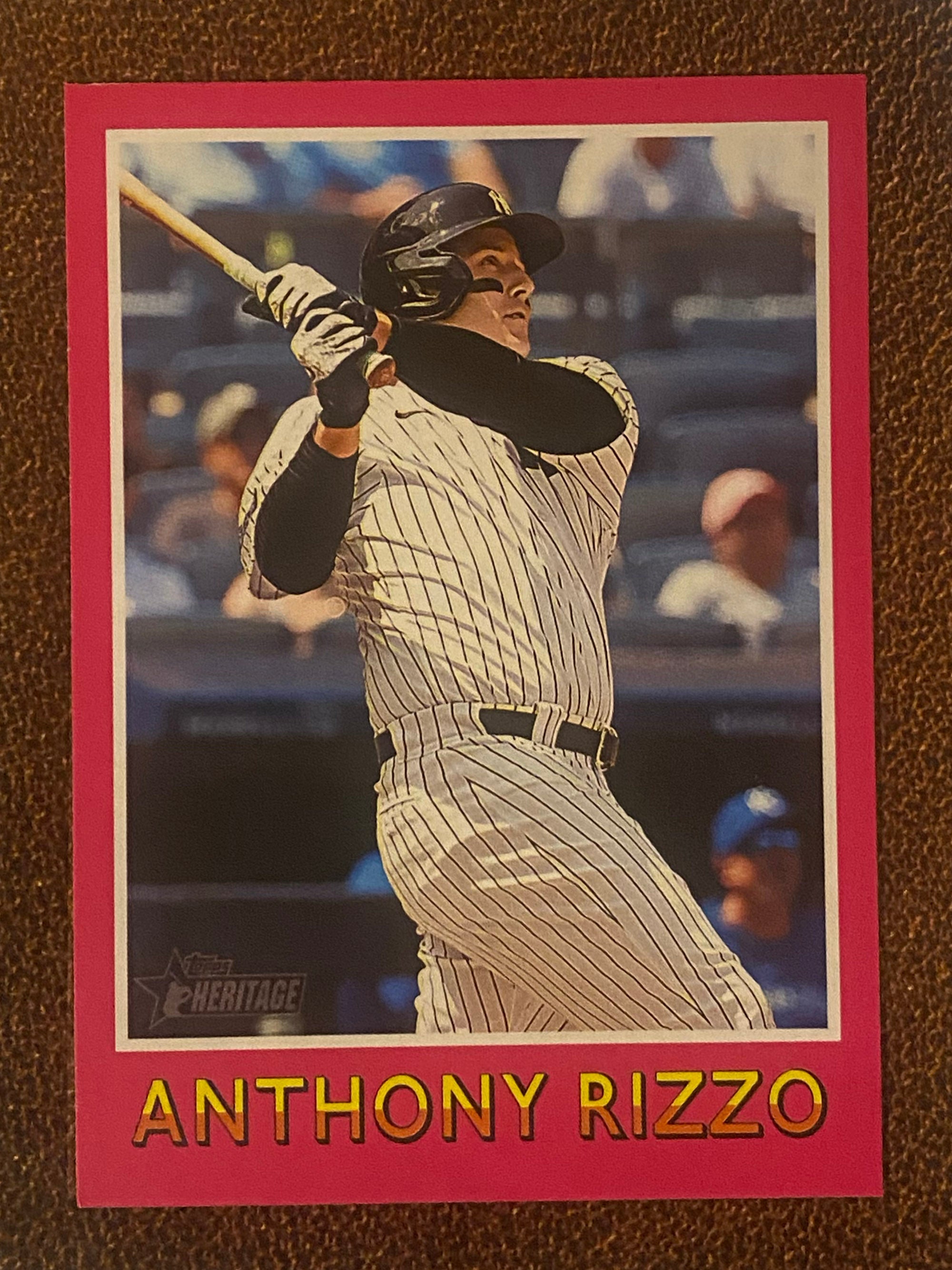 Anthony Rizzo - 2024 Topps Heritage - 1975 Baseball Sensations - Yanke ...