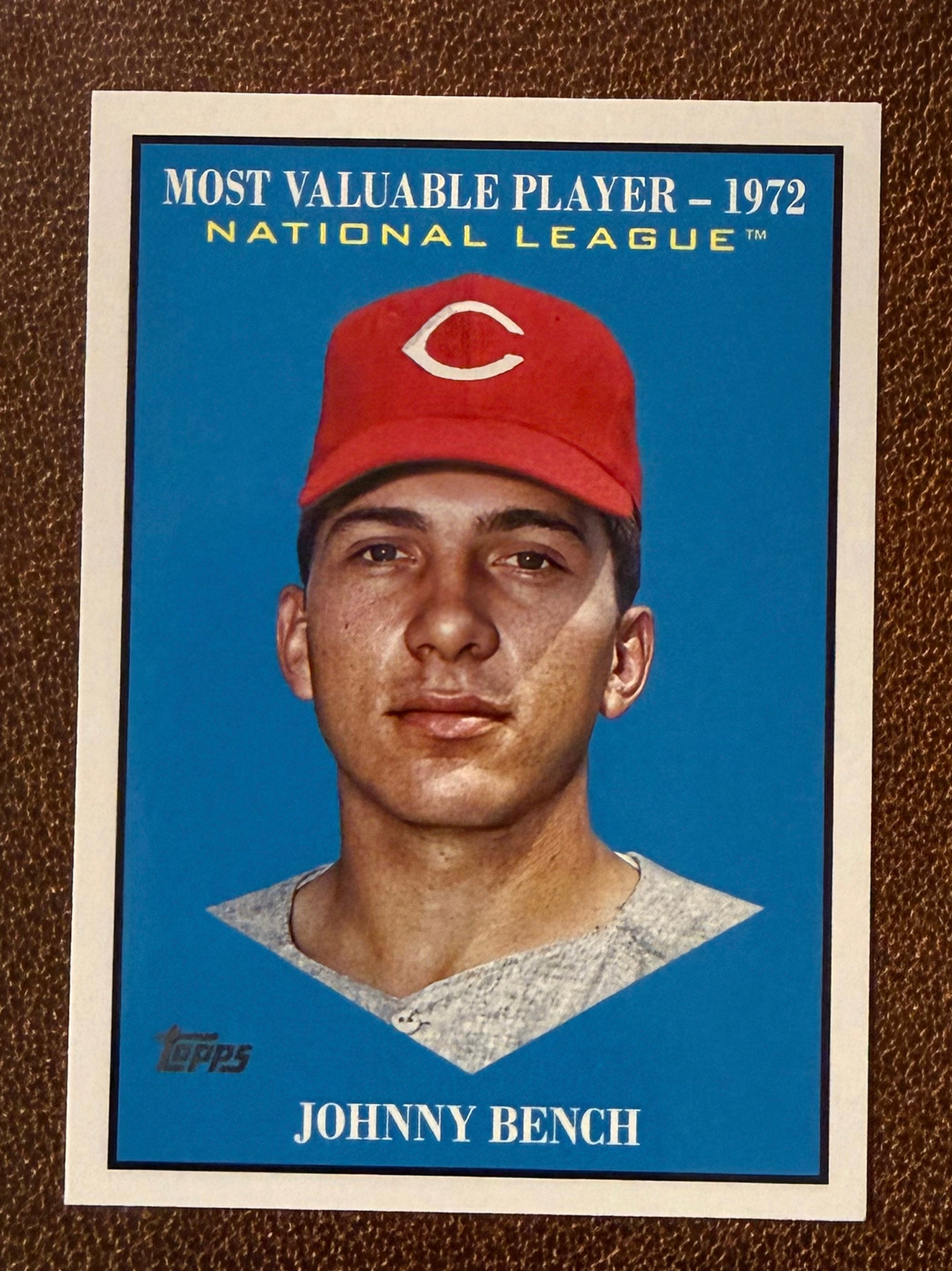Johnny Bench - 2025 Topps Update - MVP Insert - Reds – Western NY ...