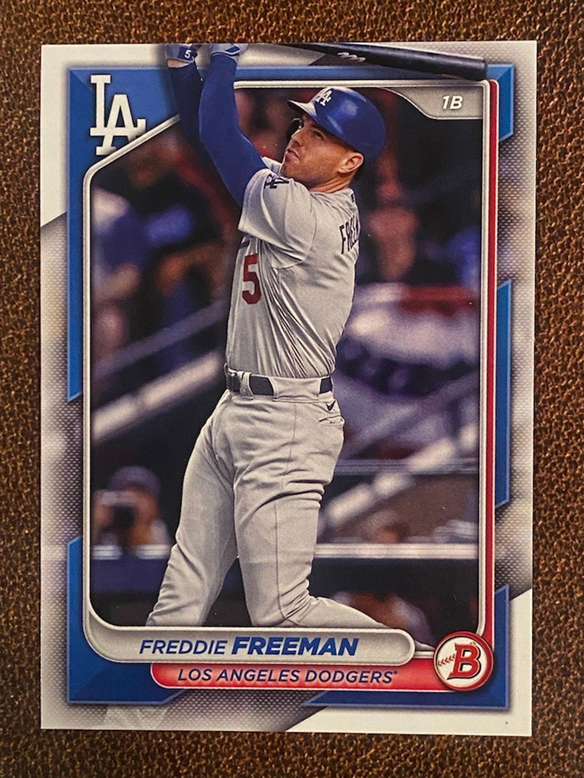 Freddie Freeman - 2024 Bowman - Base Paper - Dodgers – Western NY ...