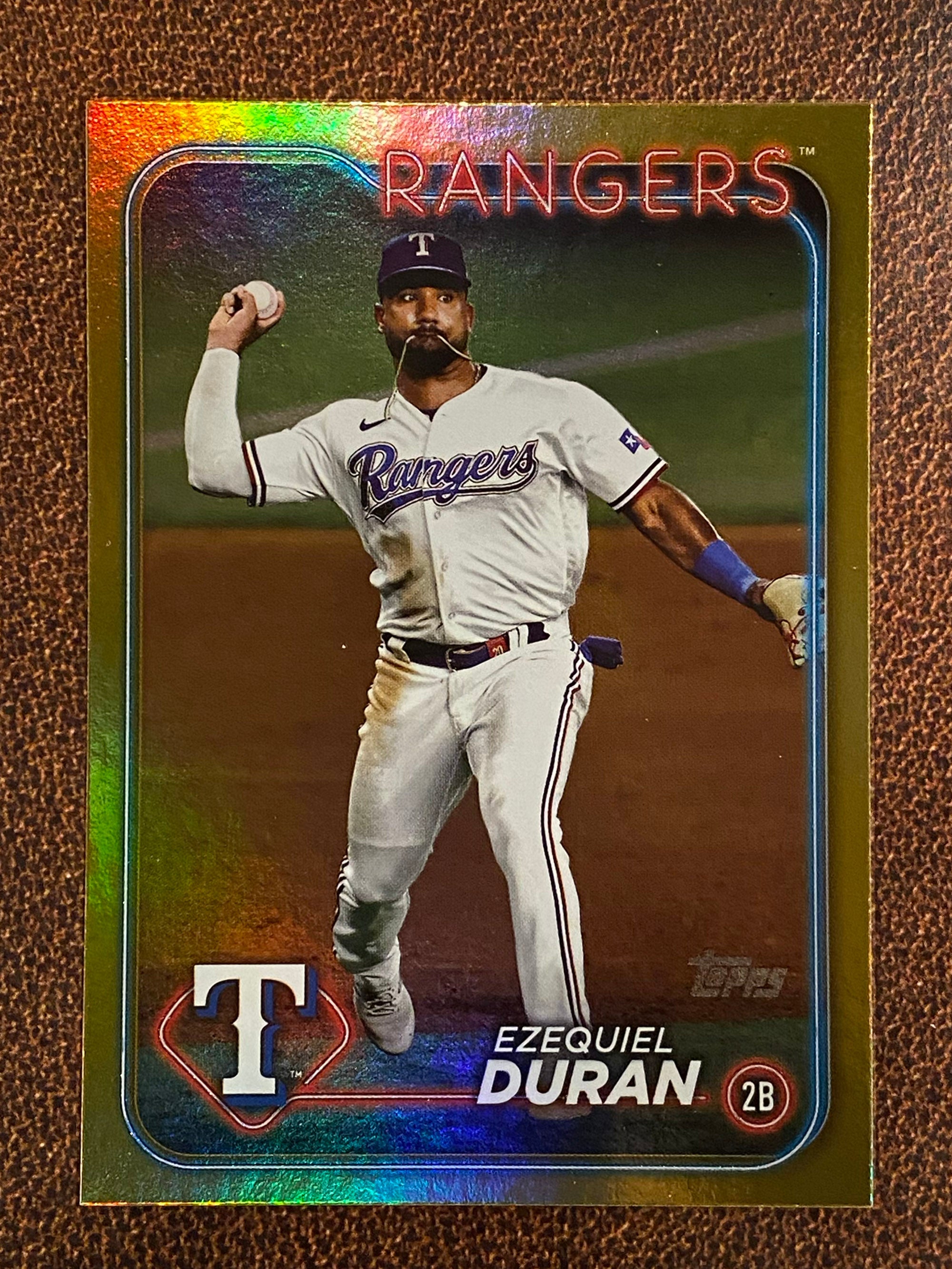 Ezequiel Duran - 2024 Topps Series 2 - Gold Foils - Rangers – Western ...