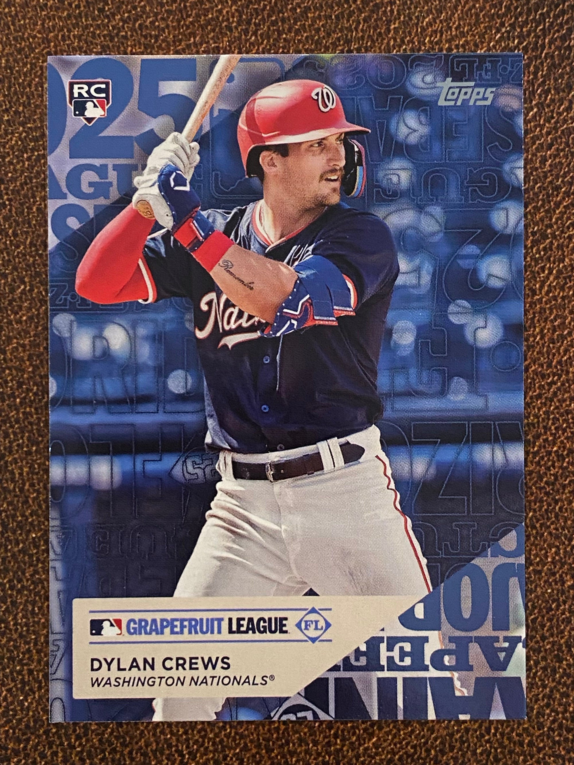 Dylan Crews - 2025 Topps Series 1 - Training Ground - Nationals ...