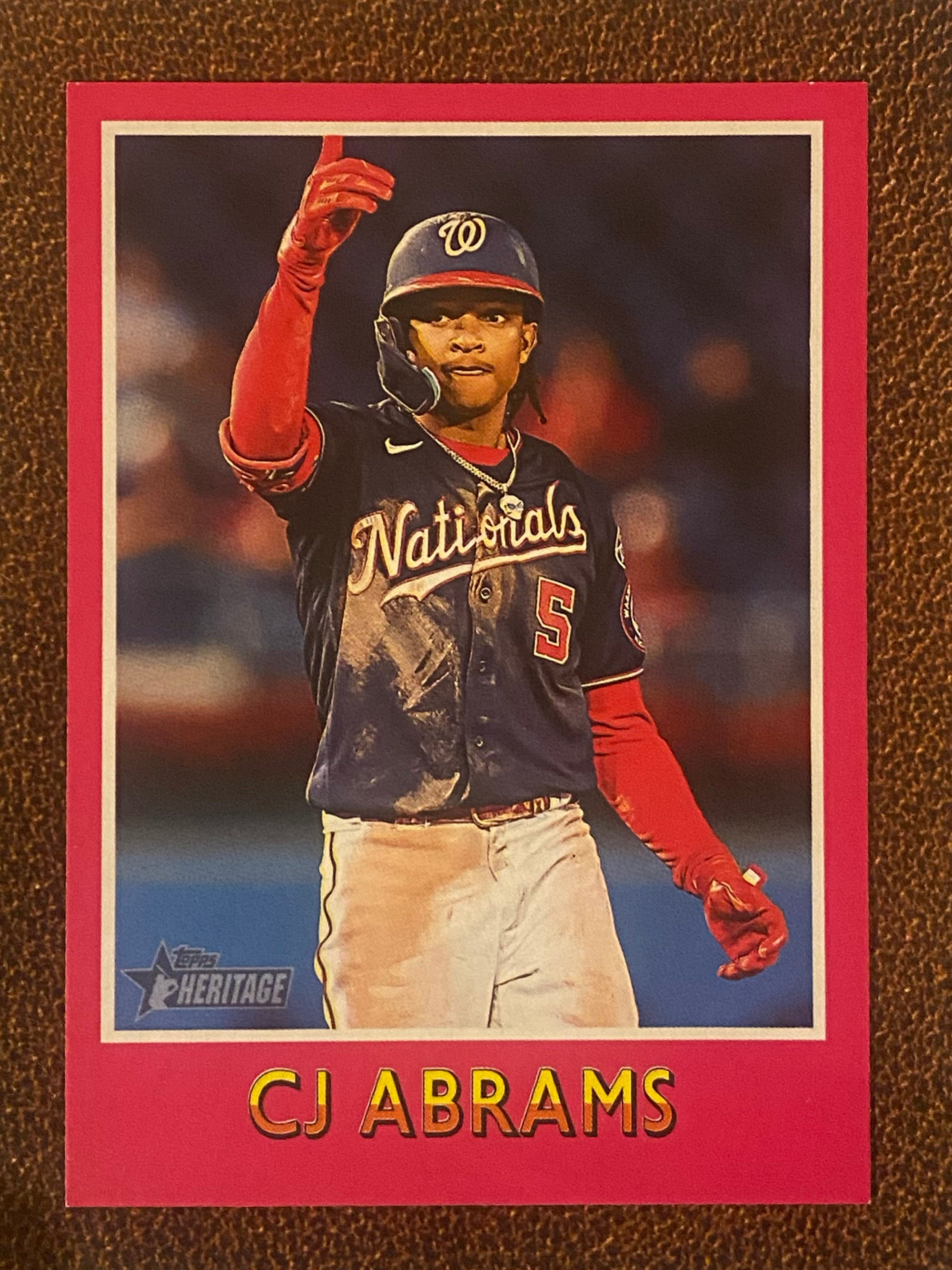CJ Abrams - 2024 Topps Heritage - 1975 Baseball Sensations - Nationals ...