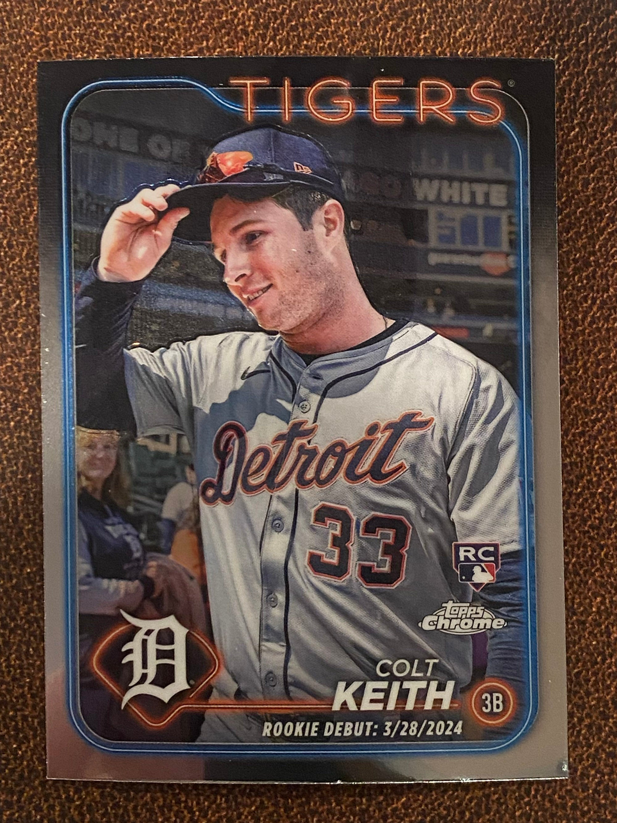 Colt Keith - 2024 Topps Chrome Update - Base Rookie (Rookie Debut) - T ...