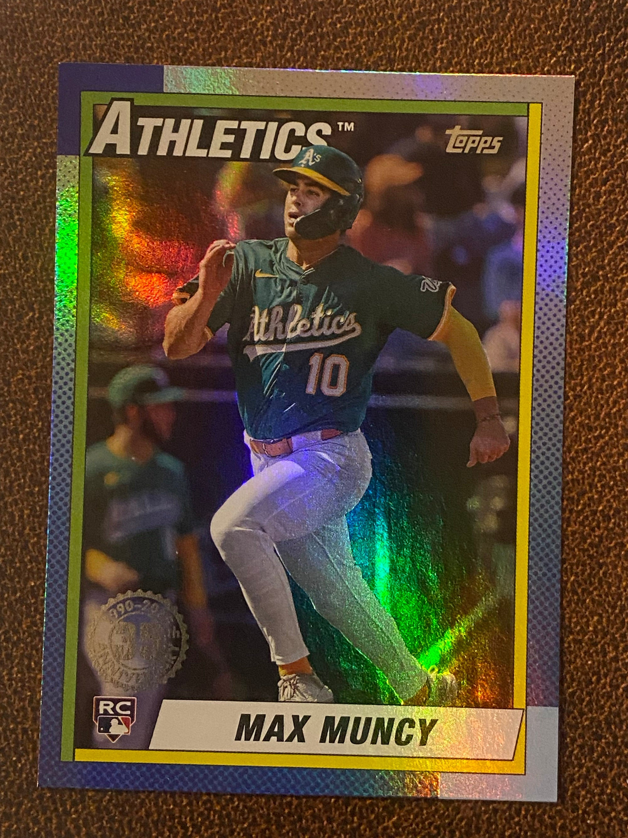 Max Muncy - 2025 Topps Update - 1990 Foil Insert - Athletics – Western ...