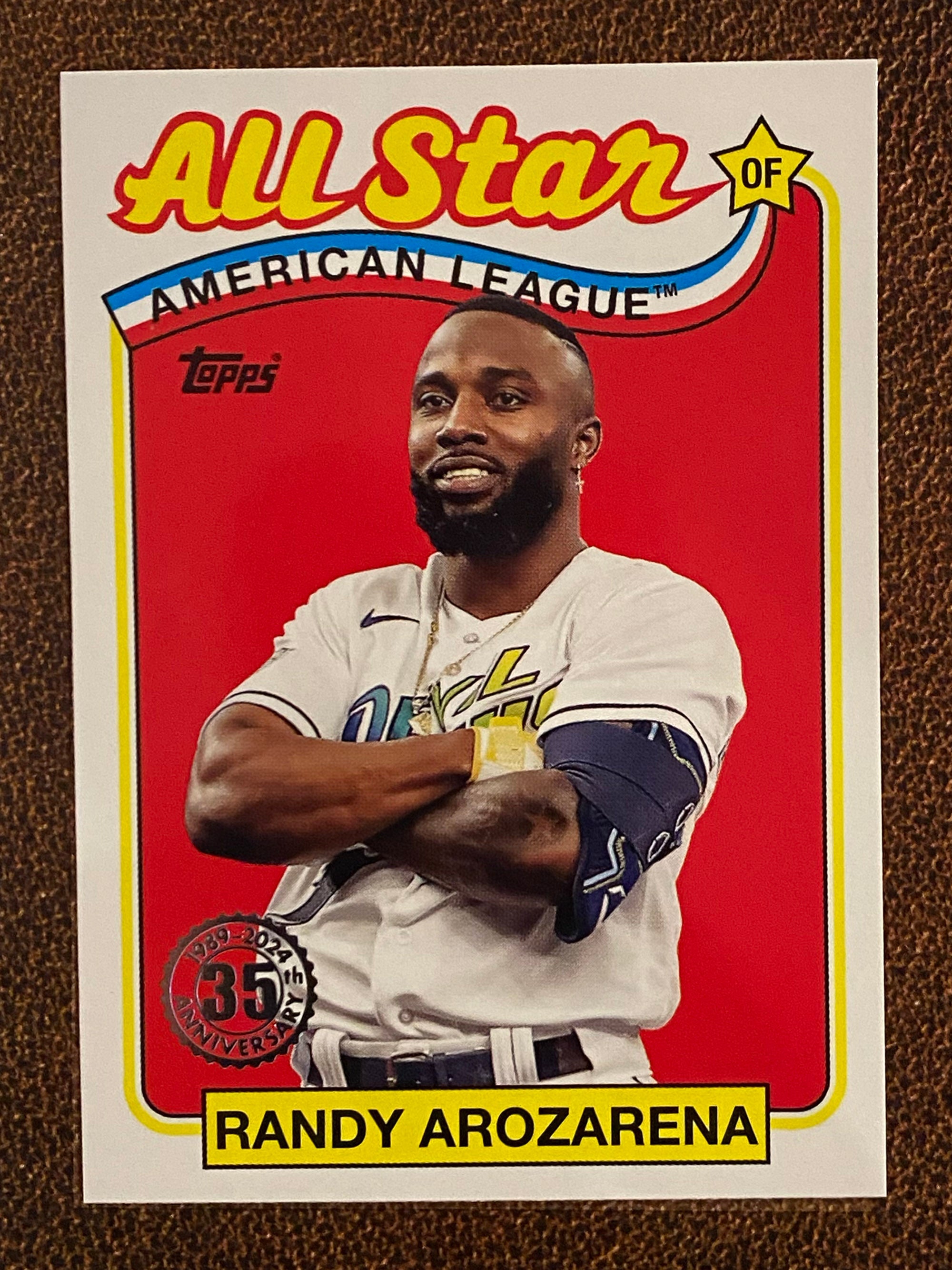 Randy Arozarena - 2024 Topps Series 2 - 1989 All-Star Insert - Rays ...