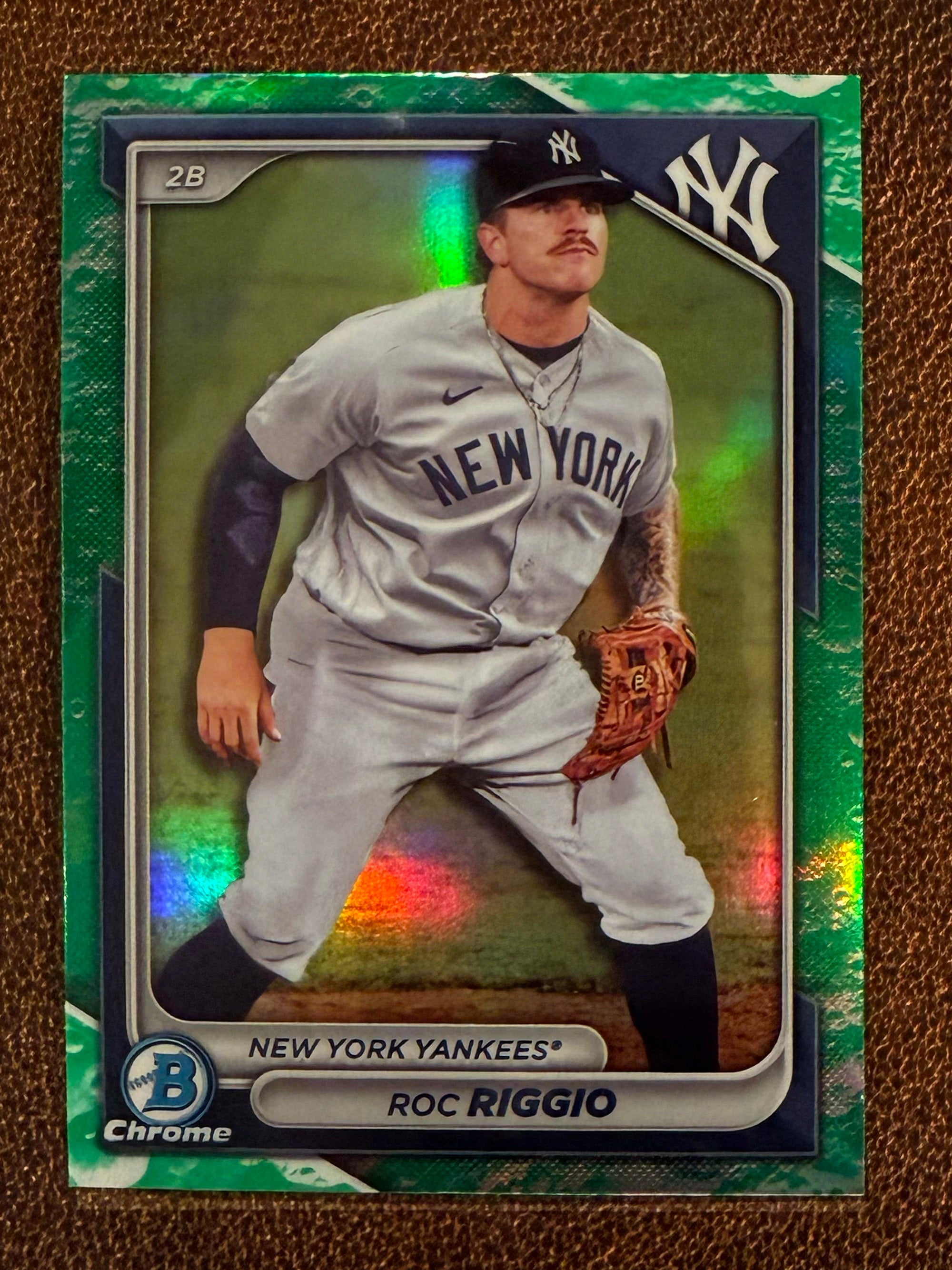 Roc Riggio - 2024 Bowman - Chrome Lunar Glow - Yankees – Western NY ...