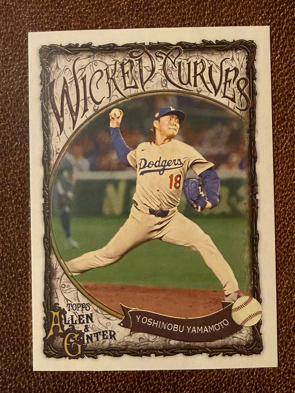 Yoshinobu Yamamoto - 2025 Allen & Ginter - Wicked Curves - Dodgers ...
