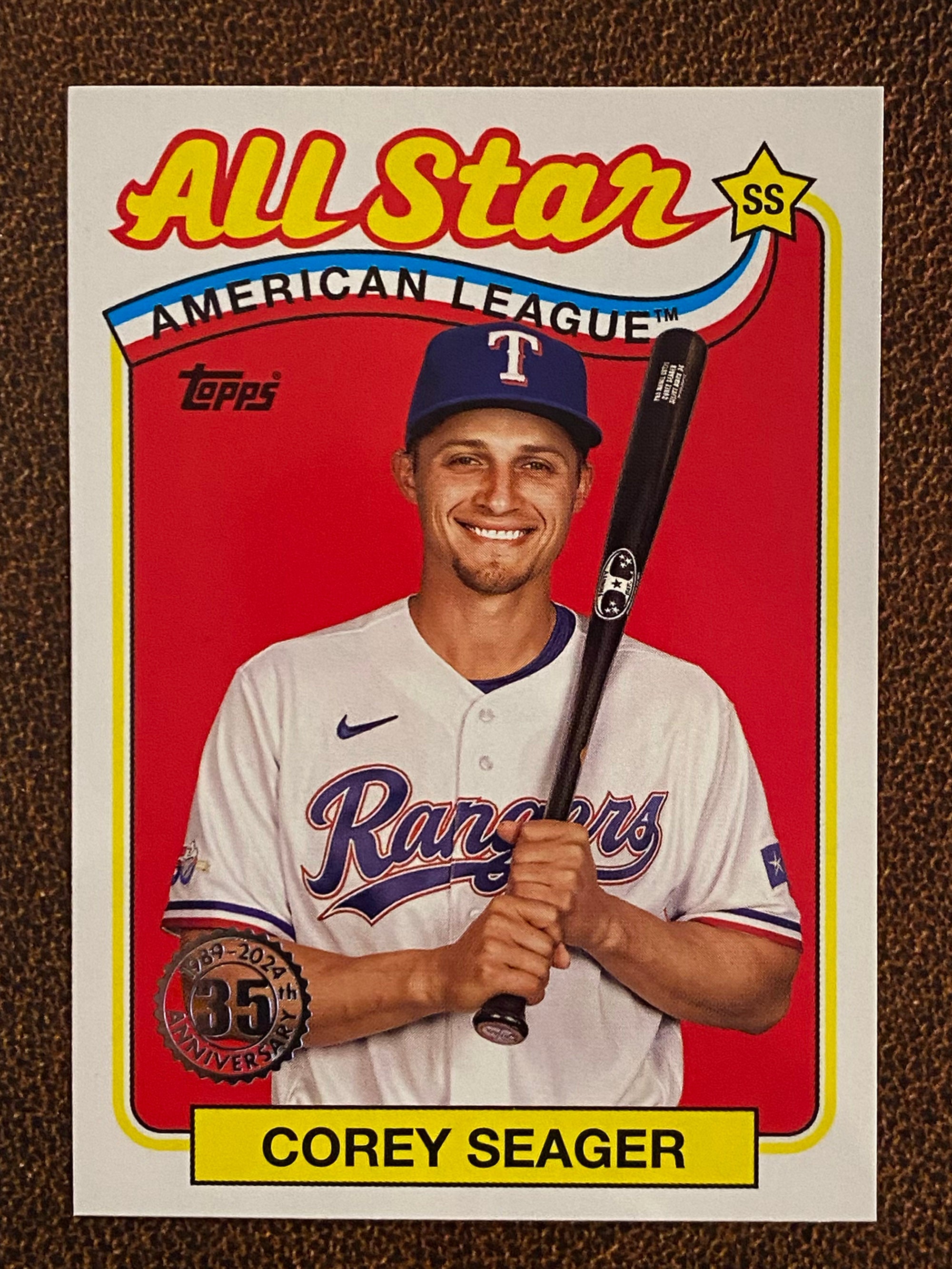 Corey Seager - 2024 Topps Series 2 - 1989 All-Star Insert - Rangers ...