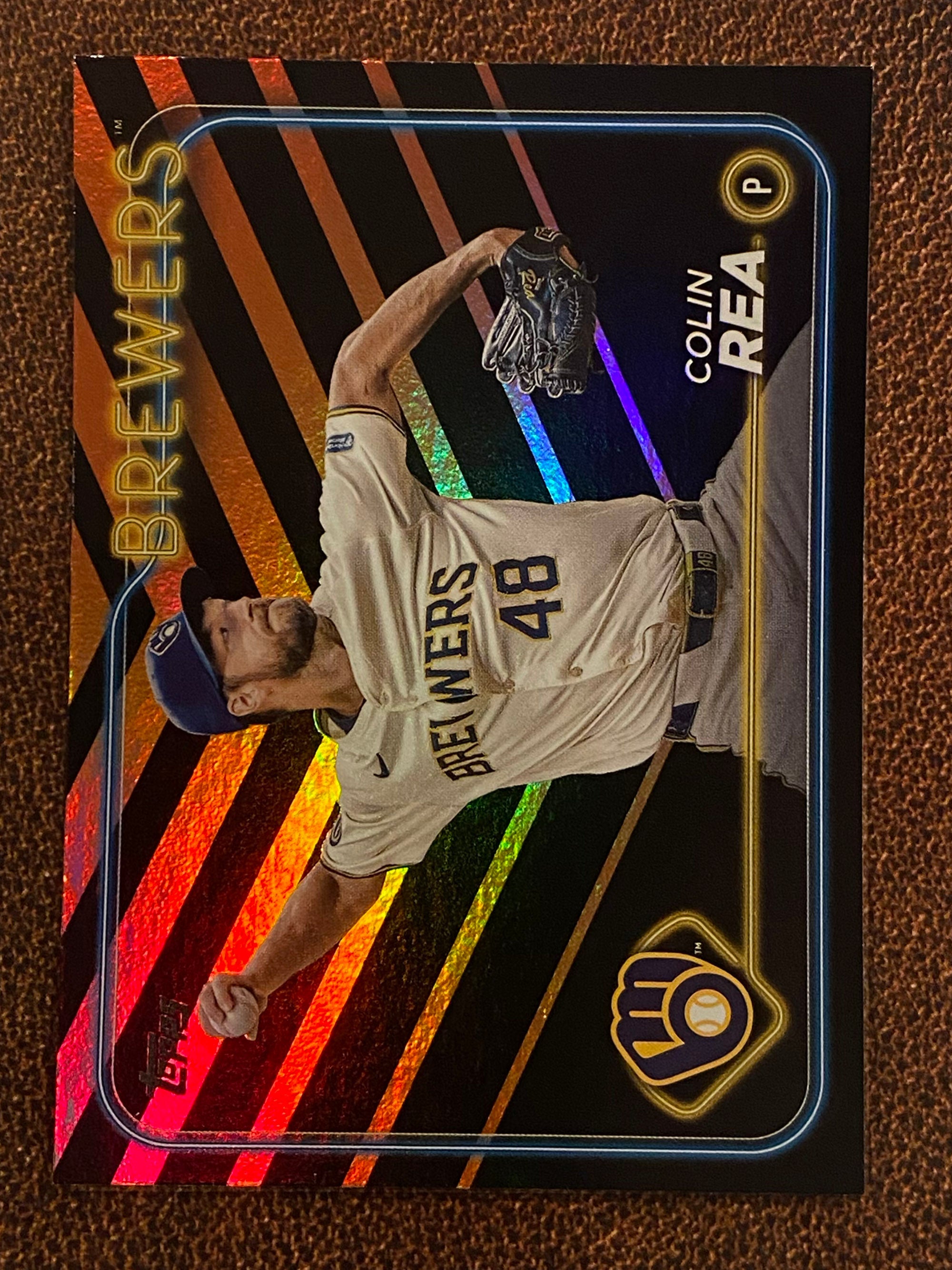 Colin Rea - 2024 Topps Update - Holiday Parallel - Brewers – Western NY ...