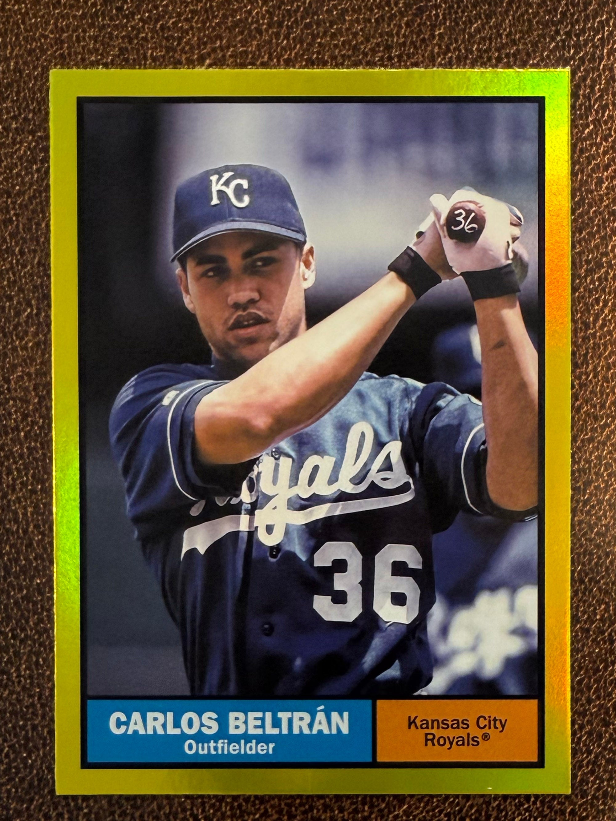 Carlos Beltran - 2024 Topps Archives - Yellow Foil - Royals – Western ...