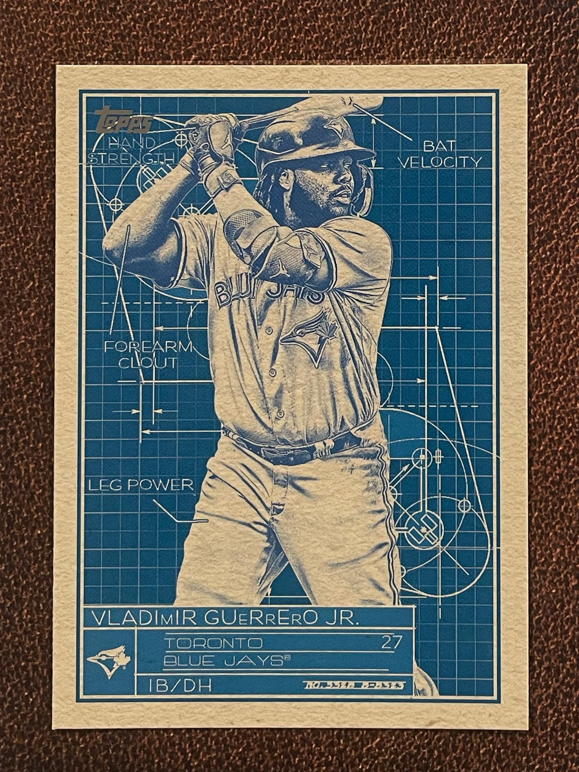 Vladimir Guerrero Jr. - 2024 Topps Series 1 - Superstar Blueprint - Bl ...