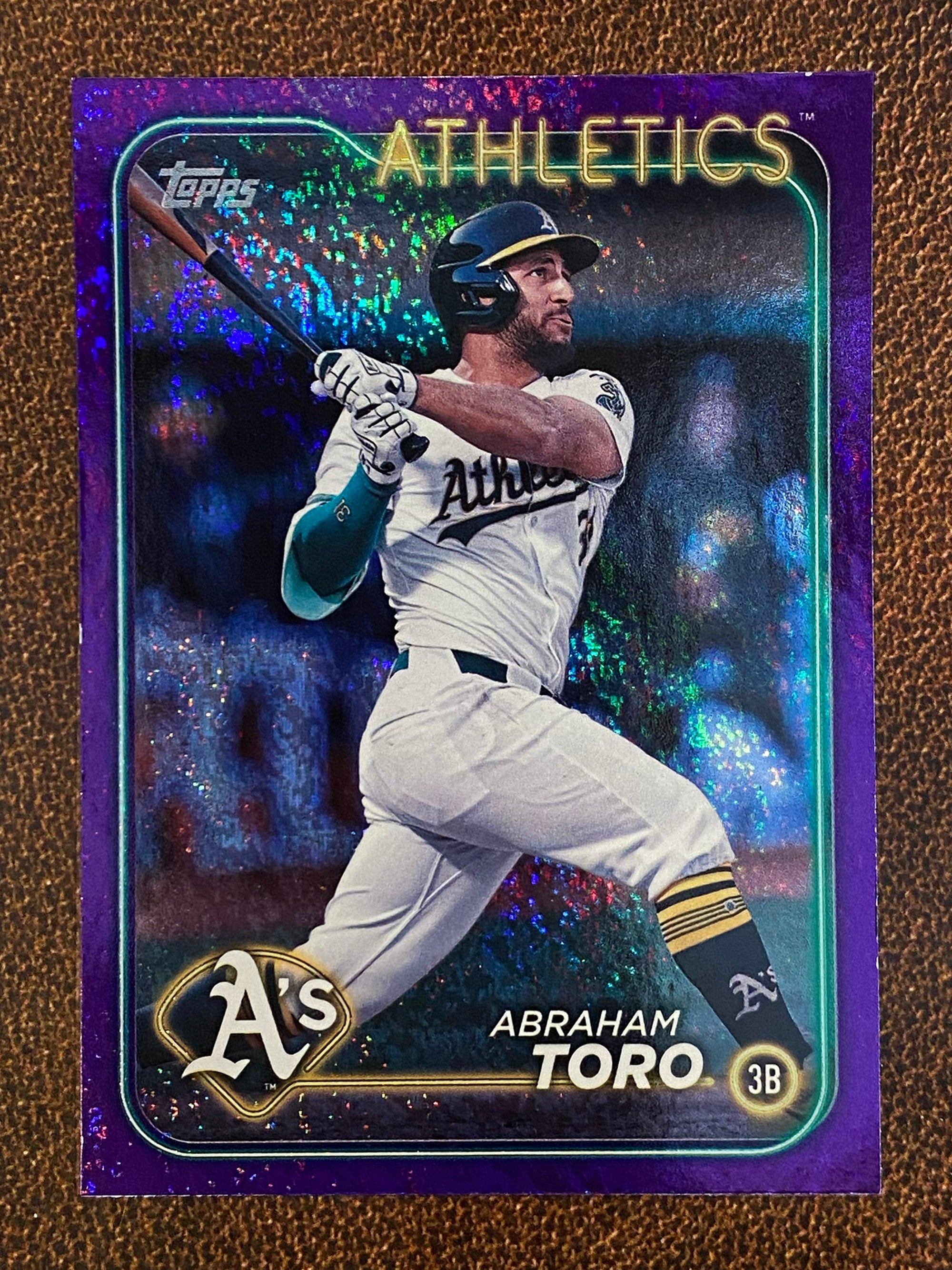 Abraham Toro - 2024 Topps Update - Purple Foil /799 - Athletics ...
